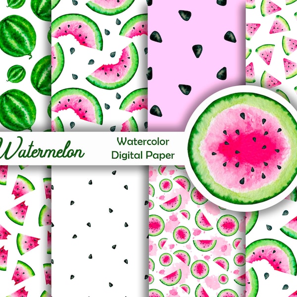 Watermelon Paper - Etsy