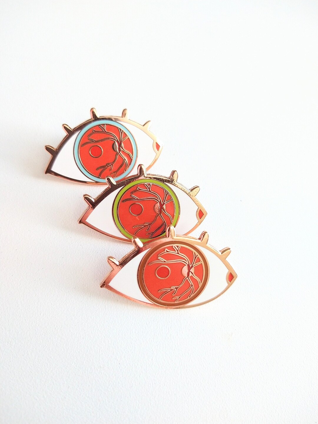 Retina Enamel Pin | Optometry Art - Etsy