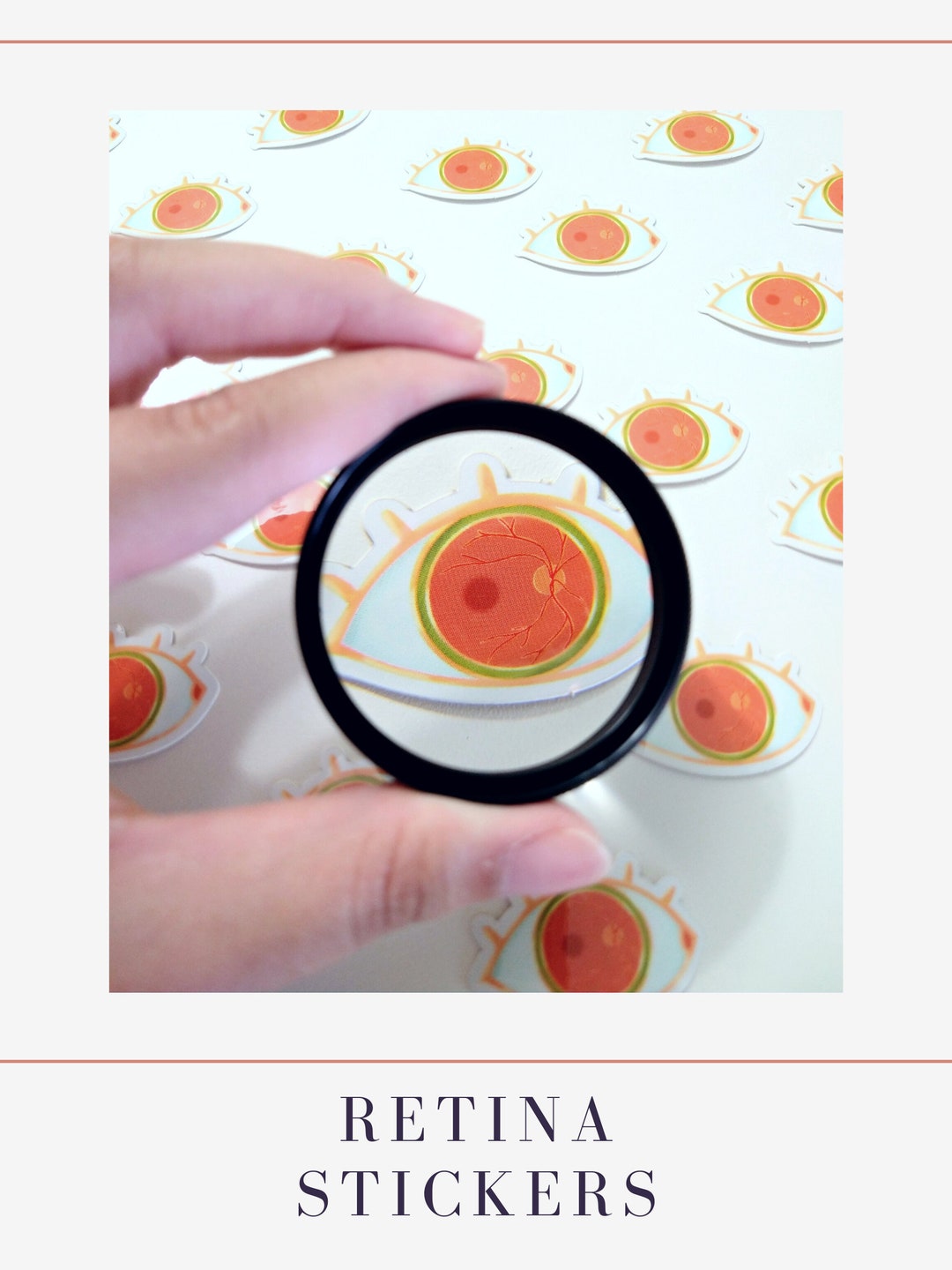 Retina Sticker - Etsy