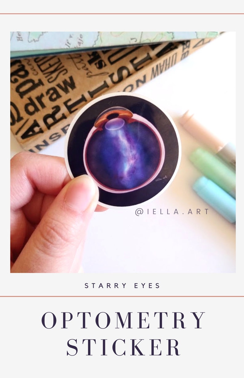Starry Eyes Ocean Eyes Optometry / Ophthalmology Vinyl | Etsy