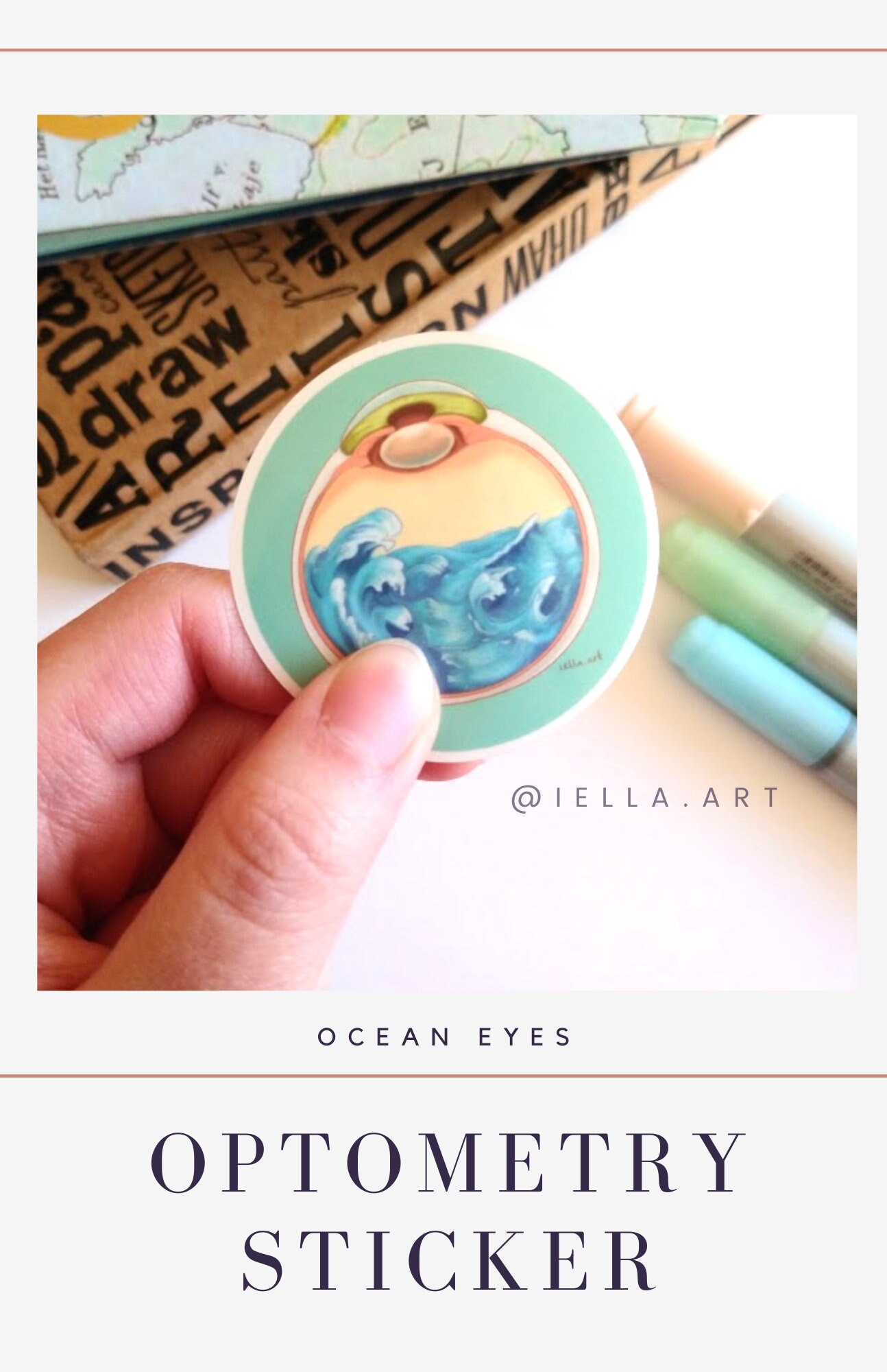 Starry Eyes Ocean Eyes Optometry / Ophthalmology Vinyl - Etsy