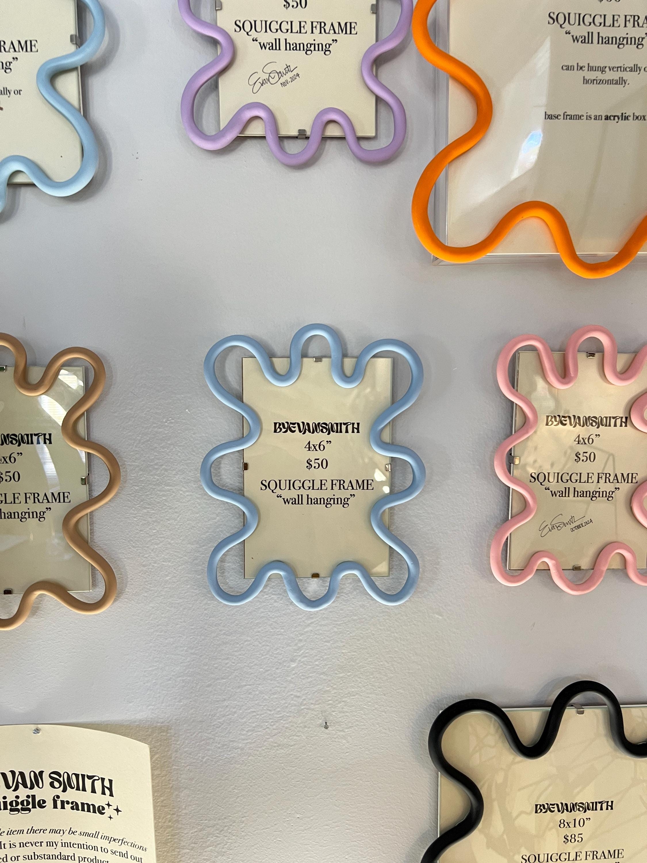 Squiggle Frame * WALL HANGING * - Etsy