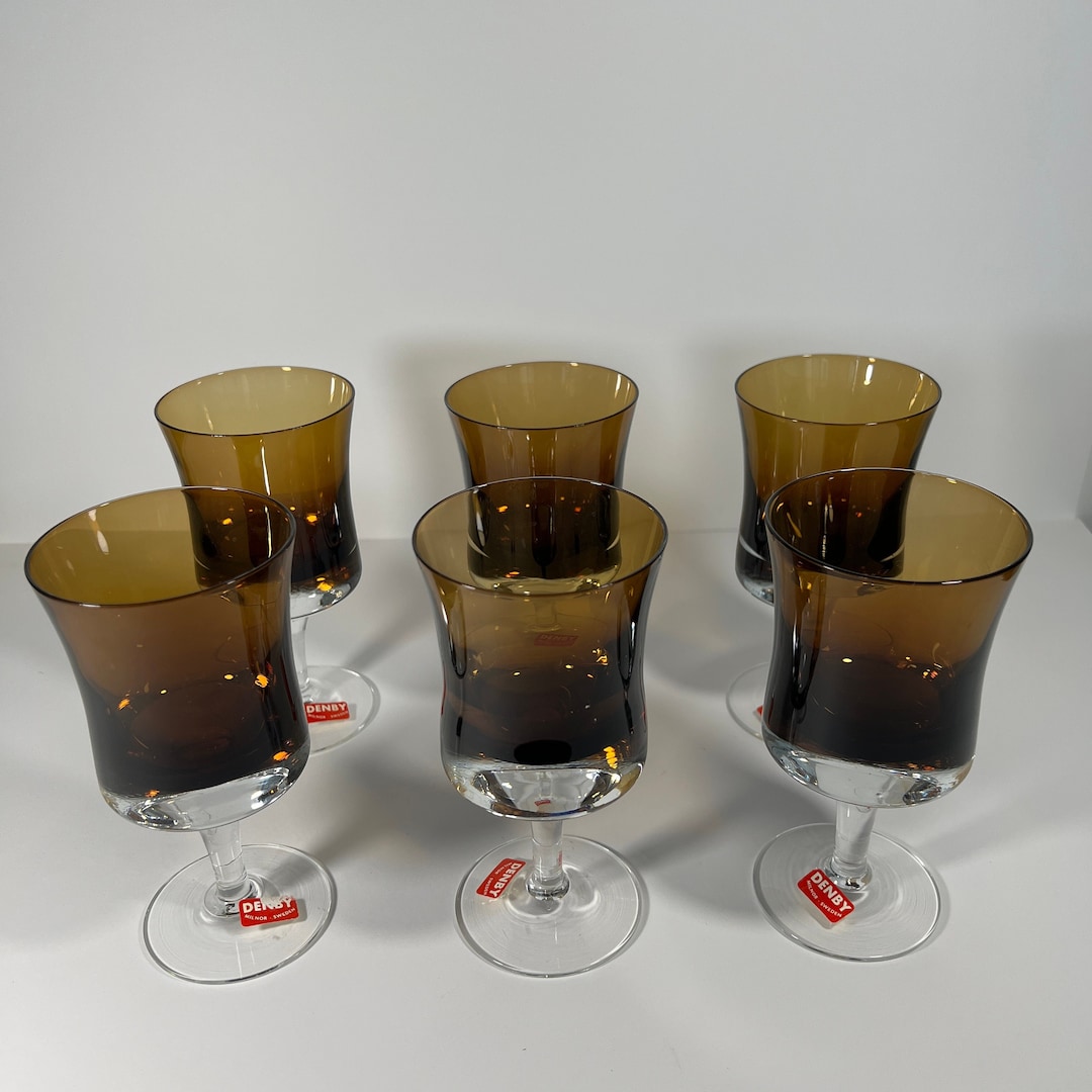 1970's Denby White Wine Goblets (set of 6) - Etsy