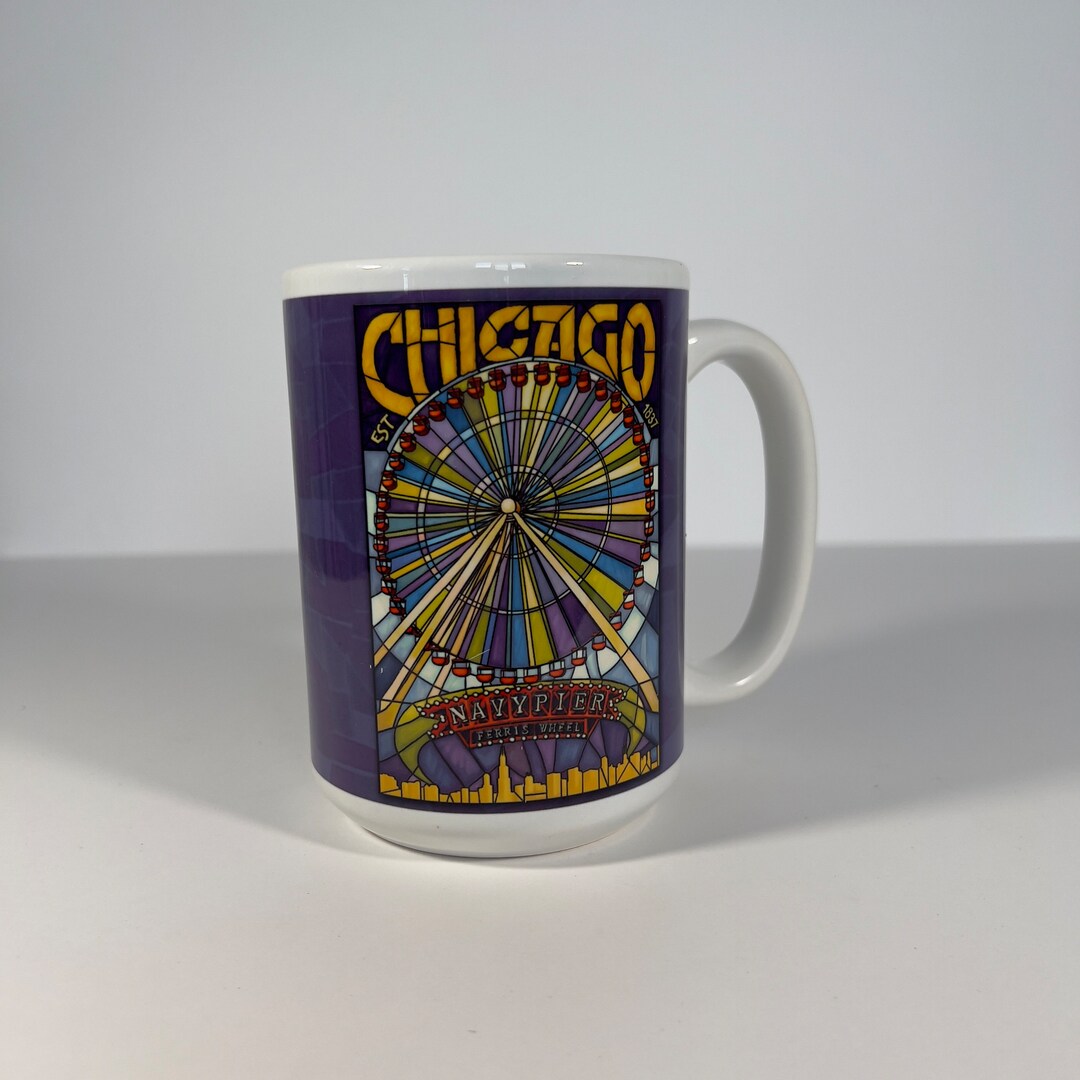 Chicago Ferris Wheel Mug - Etsy