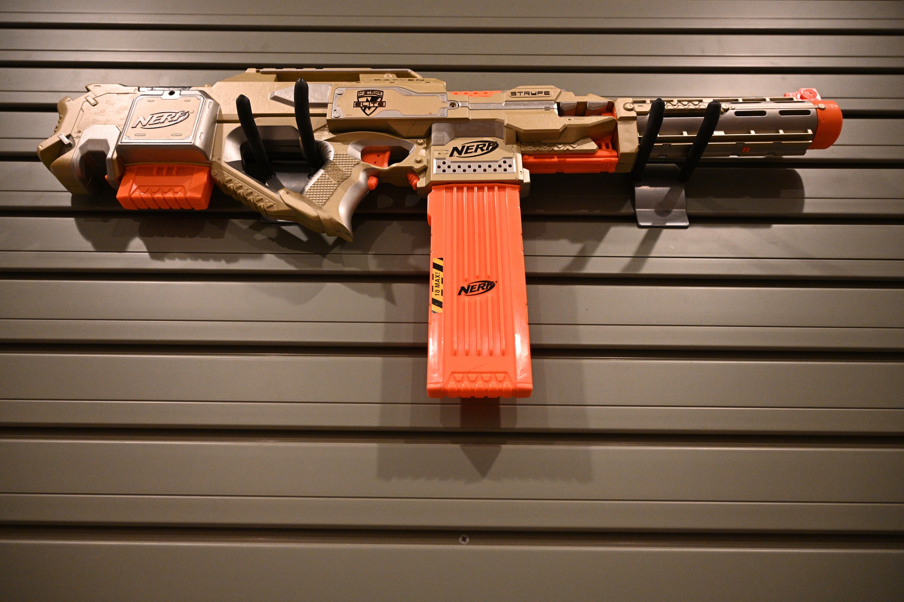 Modded Nerf Strayven With Barrel bronze and Silver - Etsy