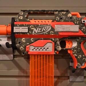 Nerf Rapidstrike Uzi (green, Red, and Silver) - Etsy