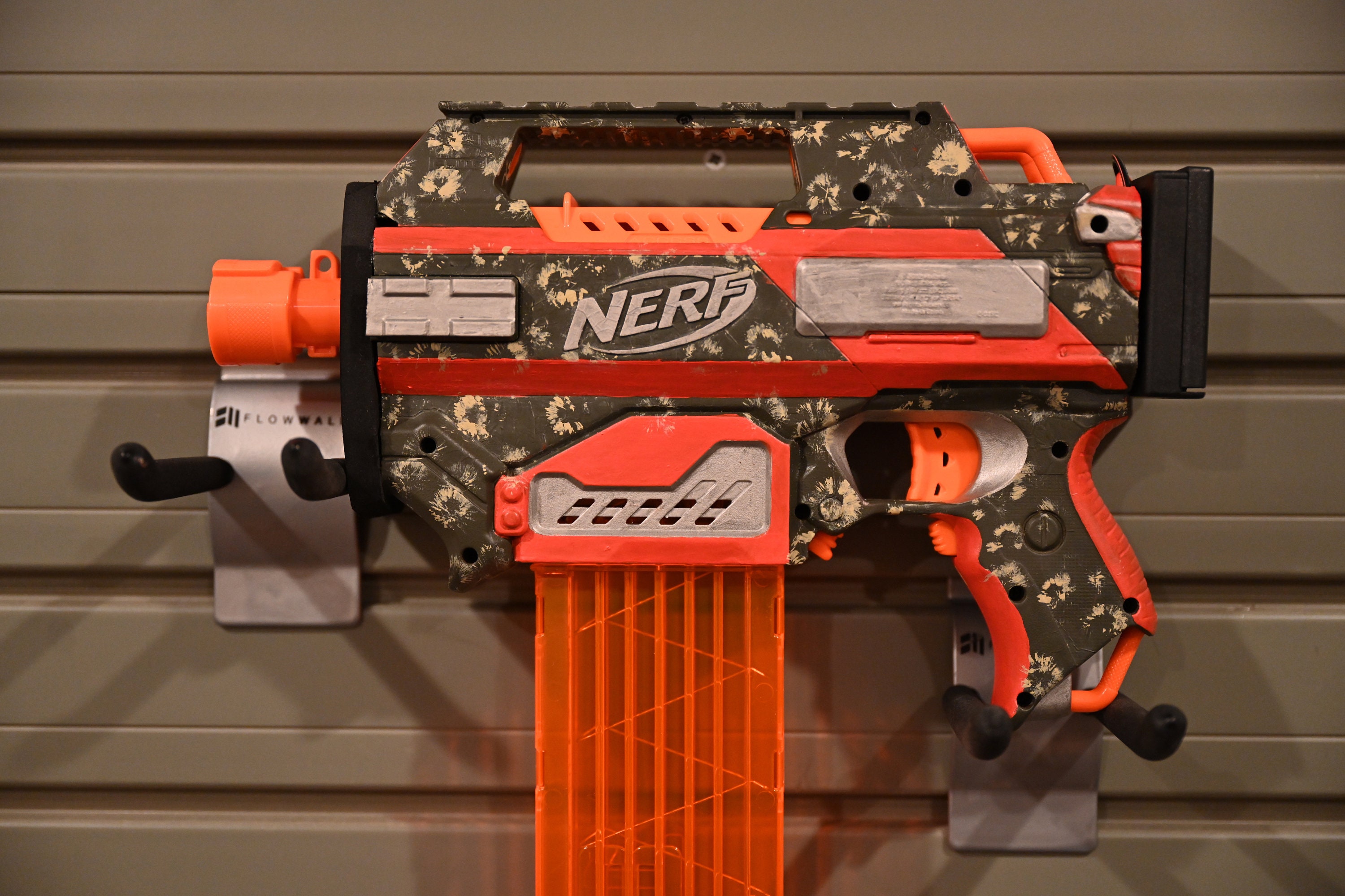 Nerf Rapidstrike Uzi (green, Red, and Silver) - Etsy