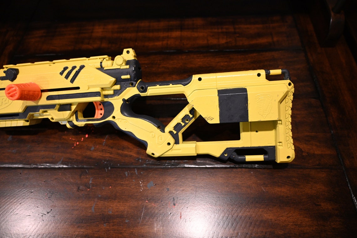 Modded Nerf Yellow Sniper LongStrike | Etsy
