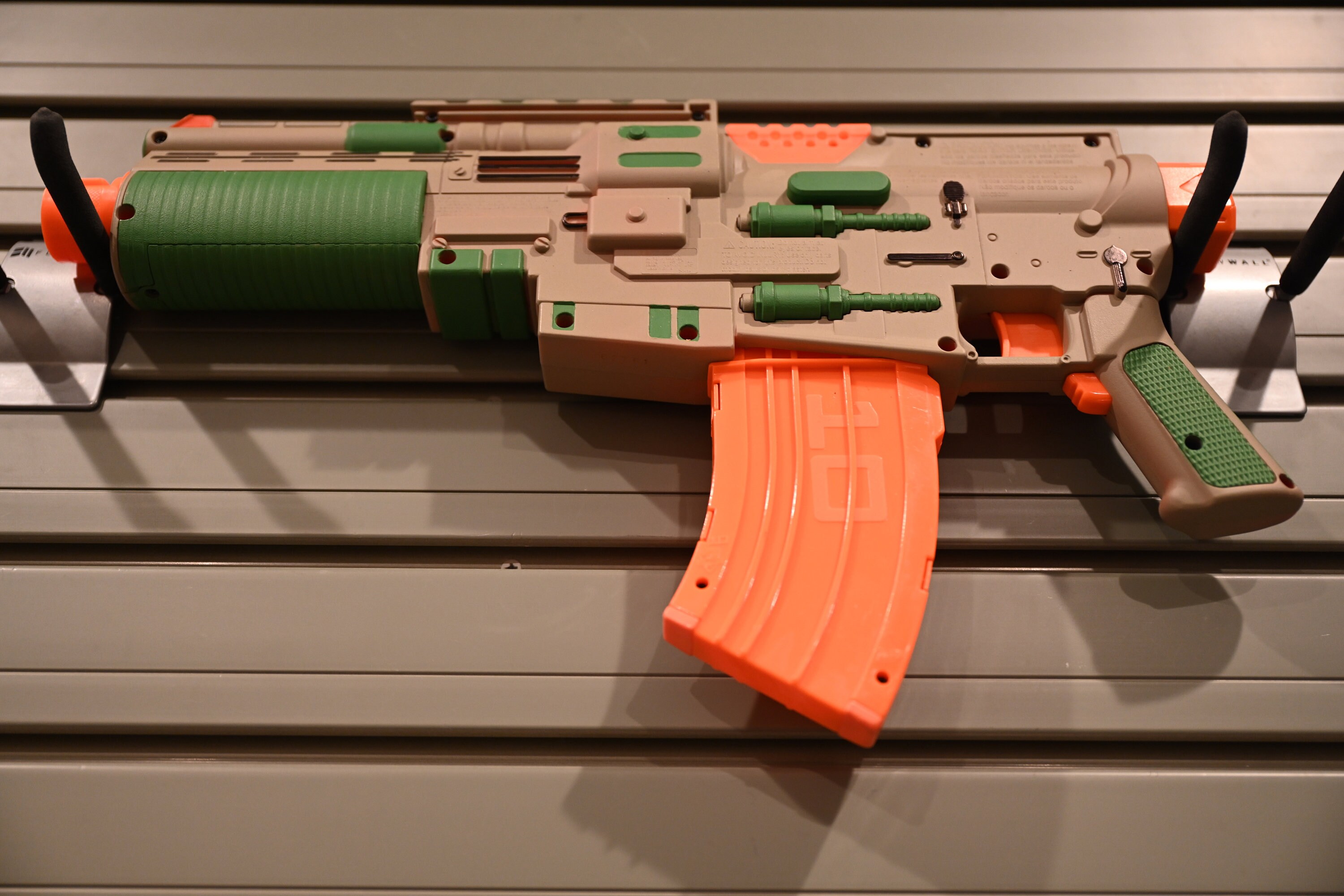 Modded Nerf MP5 tan and Green | Etsy