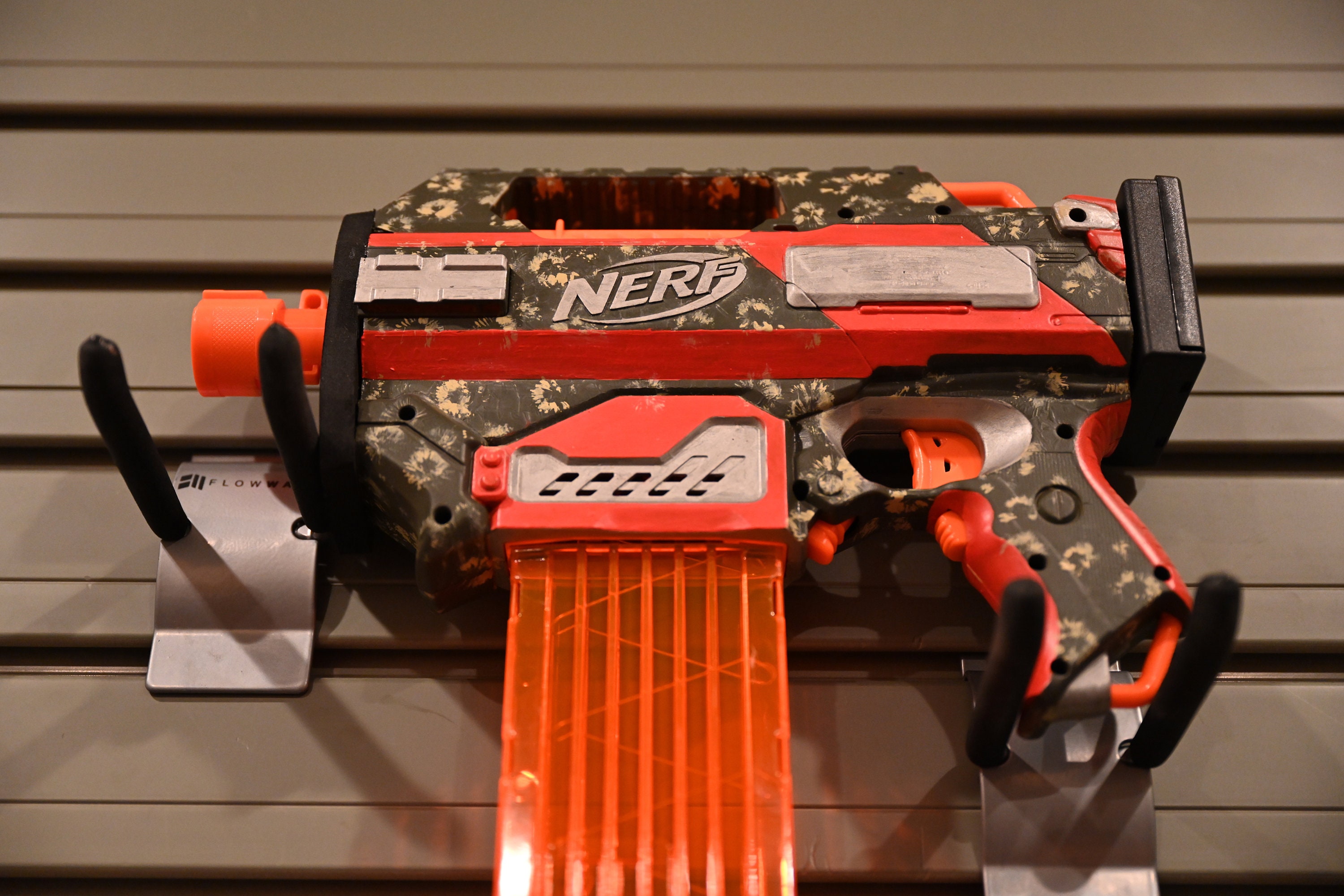 Nerf Rapidstrike Uzi (green, Red, and Silver) - Etsy