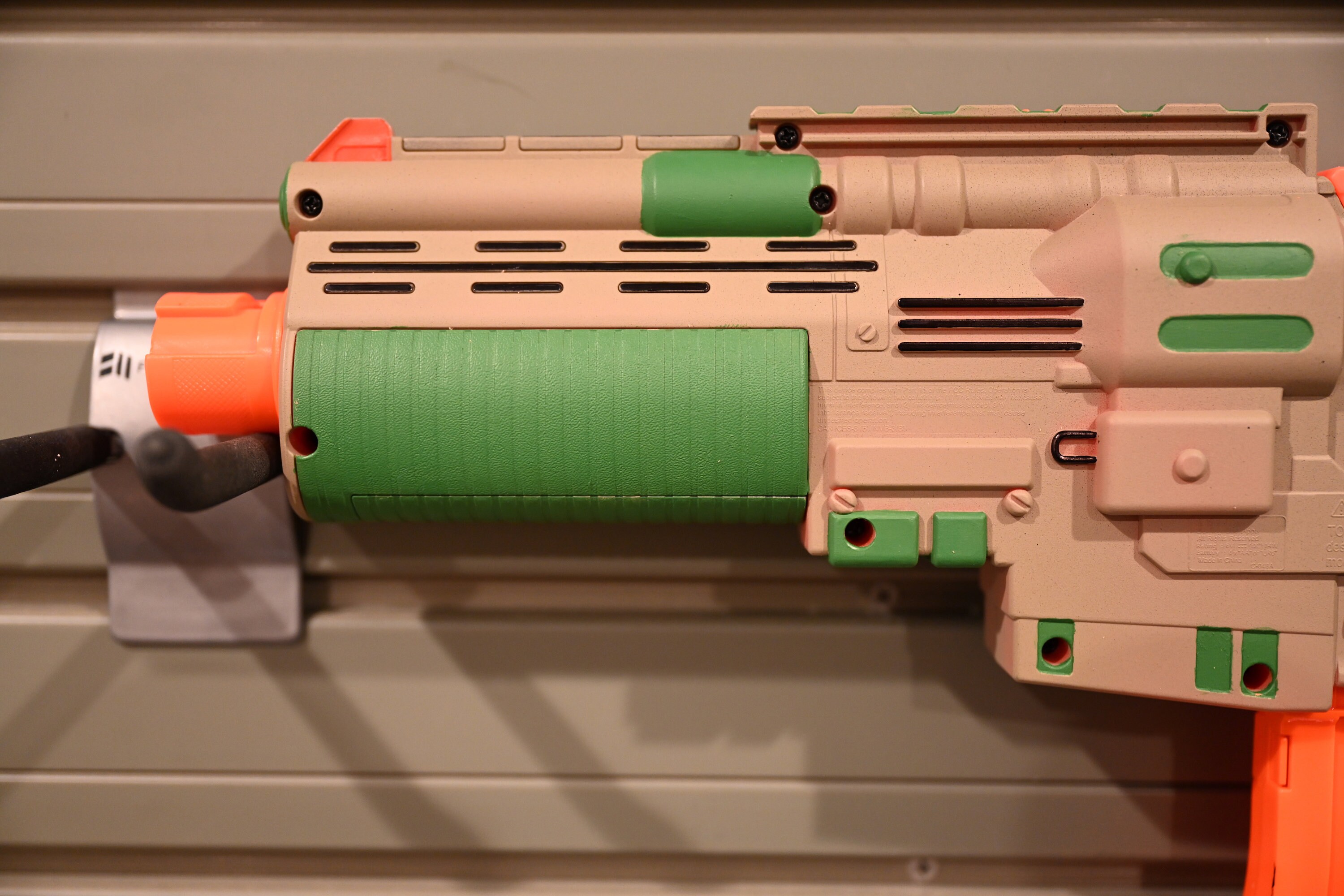 Modded Nerf MP5 tan and Green | Etsy