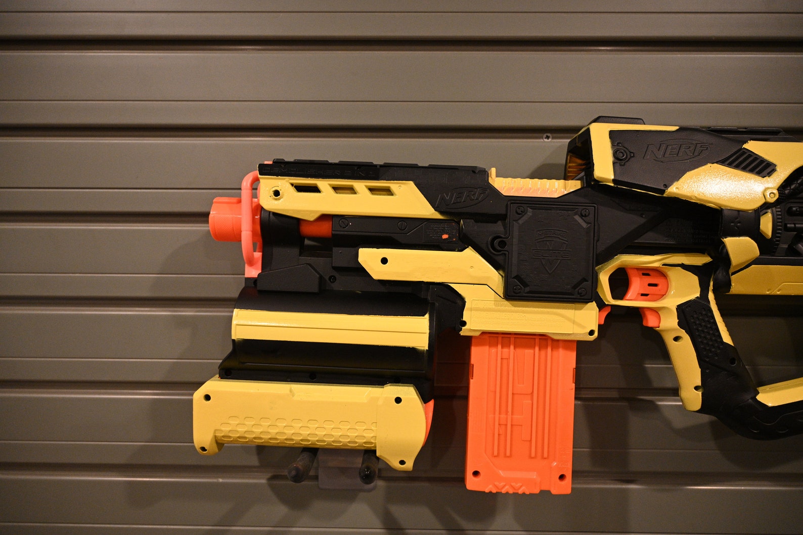 Modded Nerf Demolisher Firefly Integration black and Yellow | Etsy