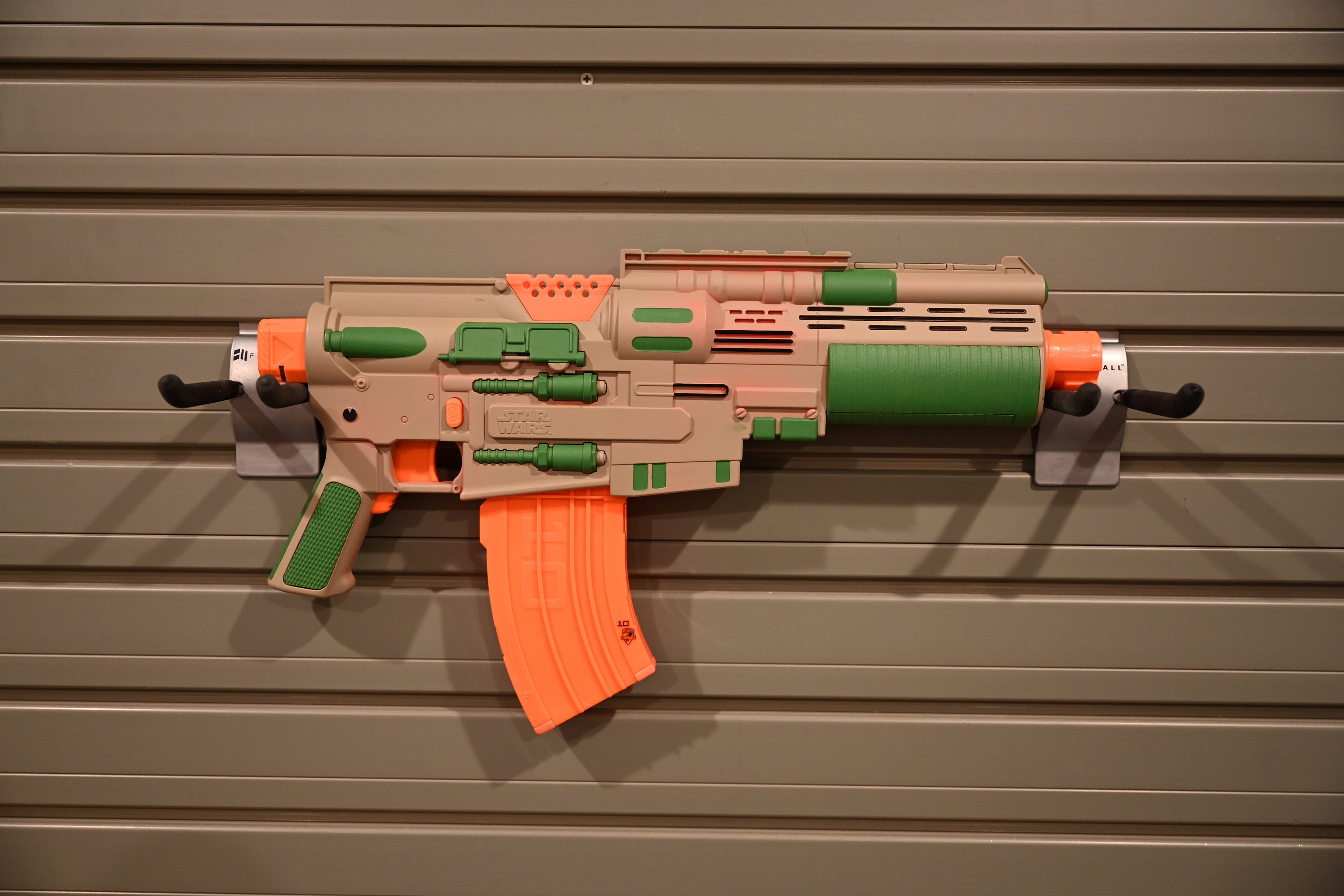 Modded Nerf MP5 tan and Green | Etsy