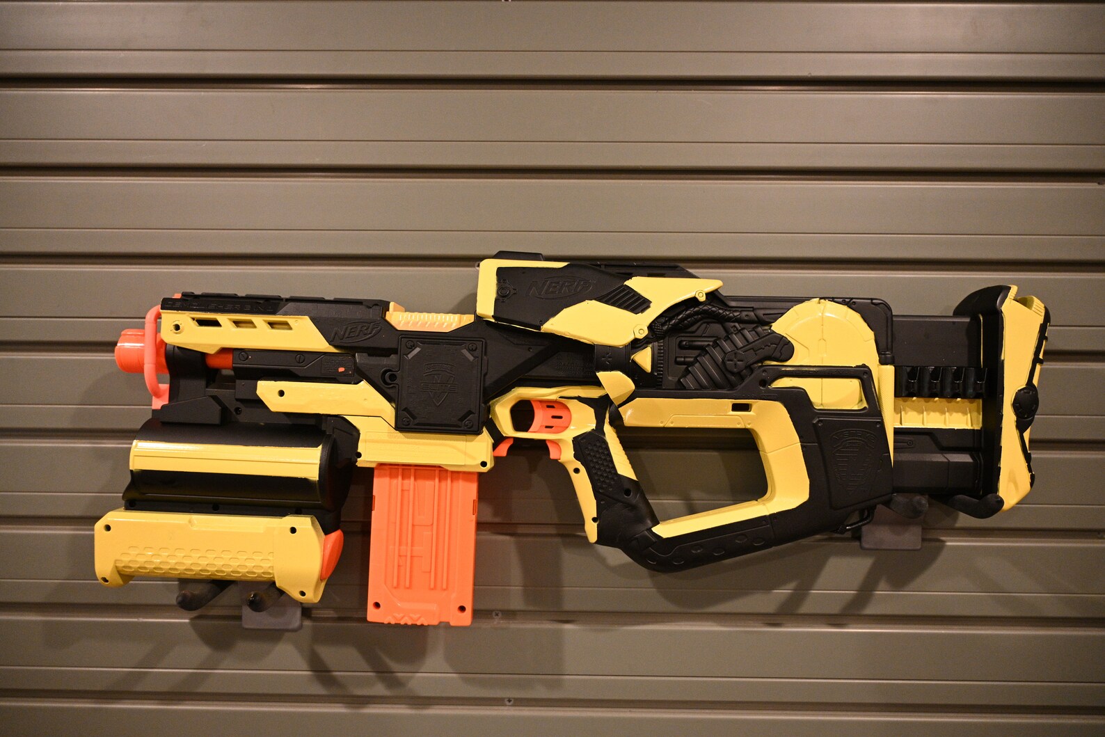 Modded Nerf Demolisher Firefly Integration black and Yellow | Etsy