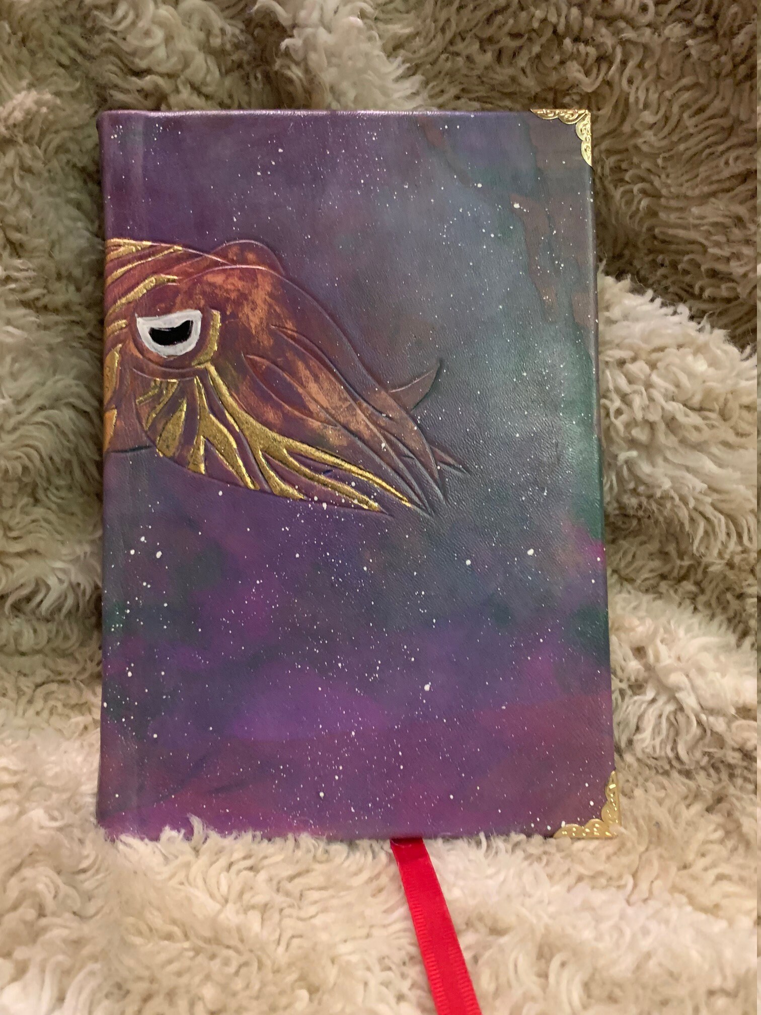 Custom Leatherbound Galaxy Notebooks - Etsy