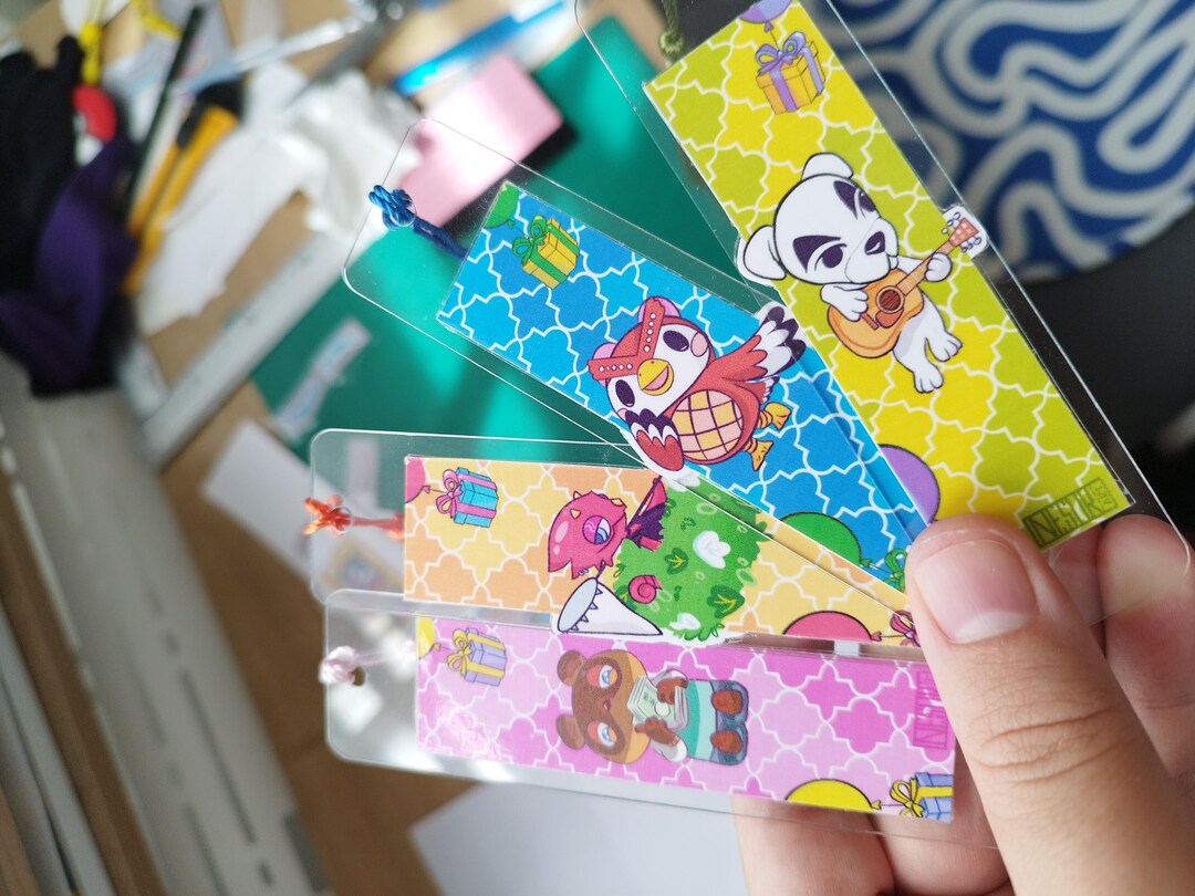 Bookmark Bookmark Animal Crossing Gift Pattern | Reading | Book | Video ...