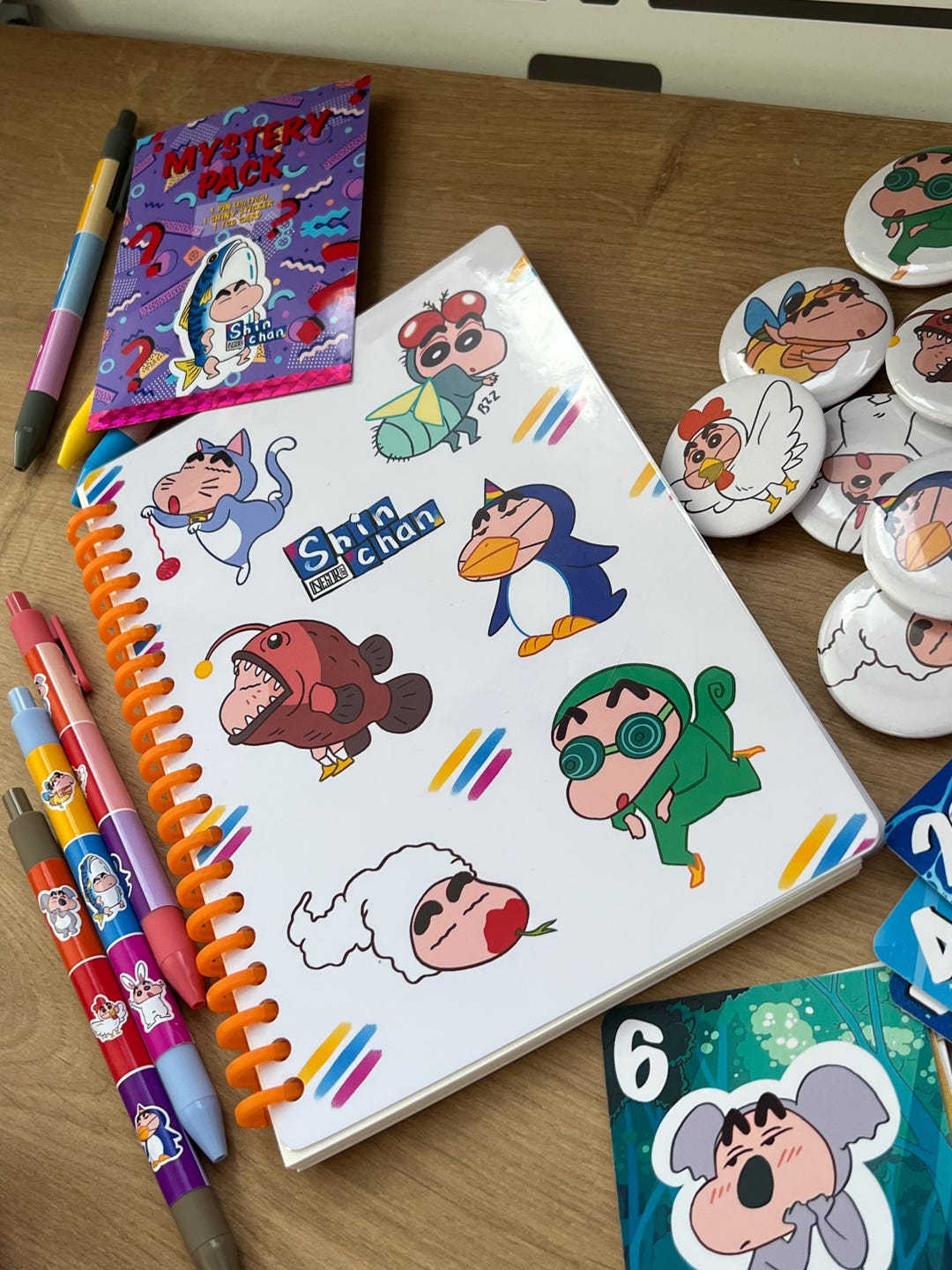 Shin Chan Notebook | Back to School Journal Scrapbook| Kawaii ...