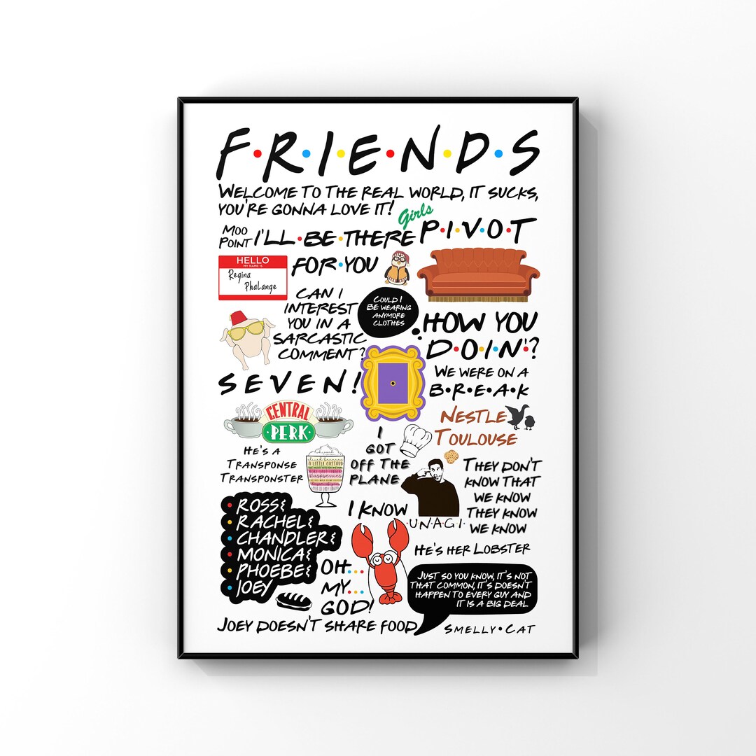 Friends Collage Digital Printable Instant Download - Etsy