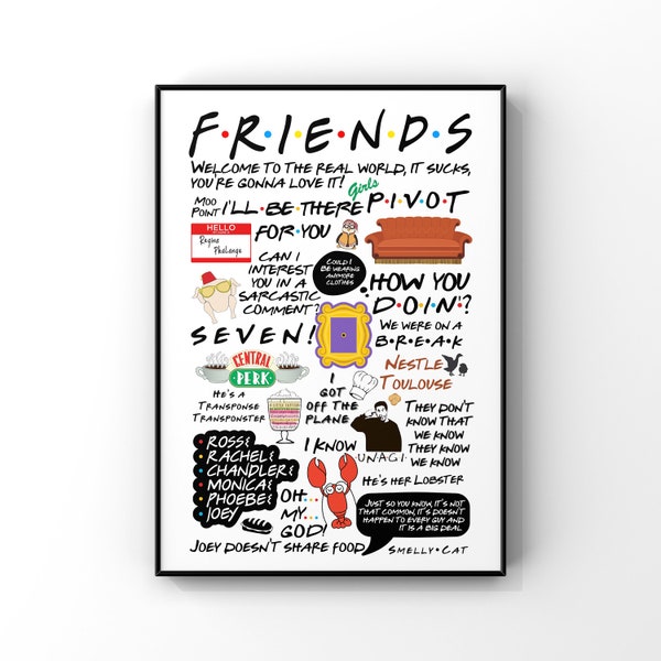 Friends Printable - Etsy
