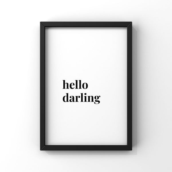 Hello Darling - Etsy