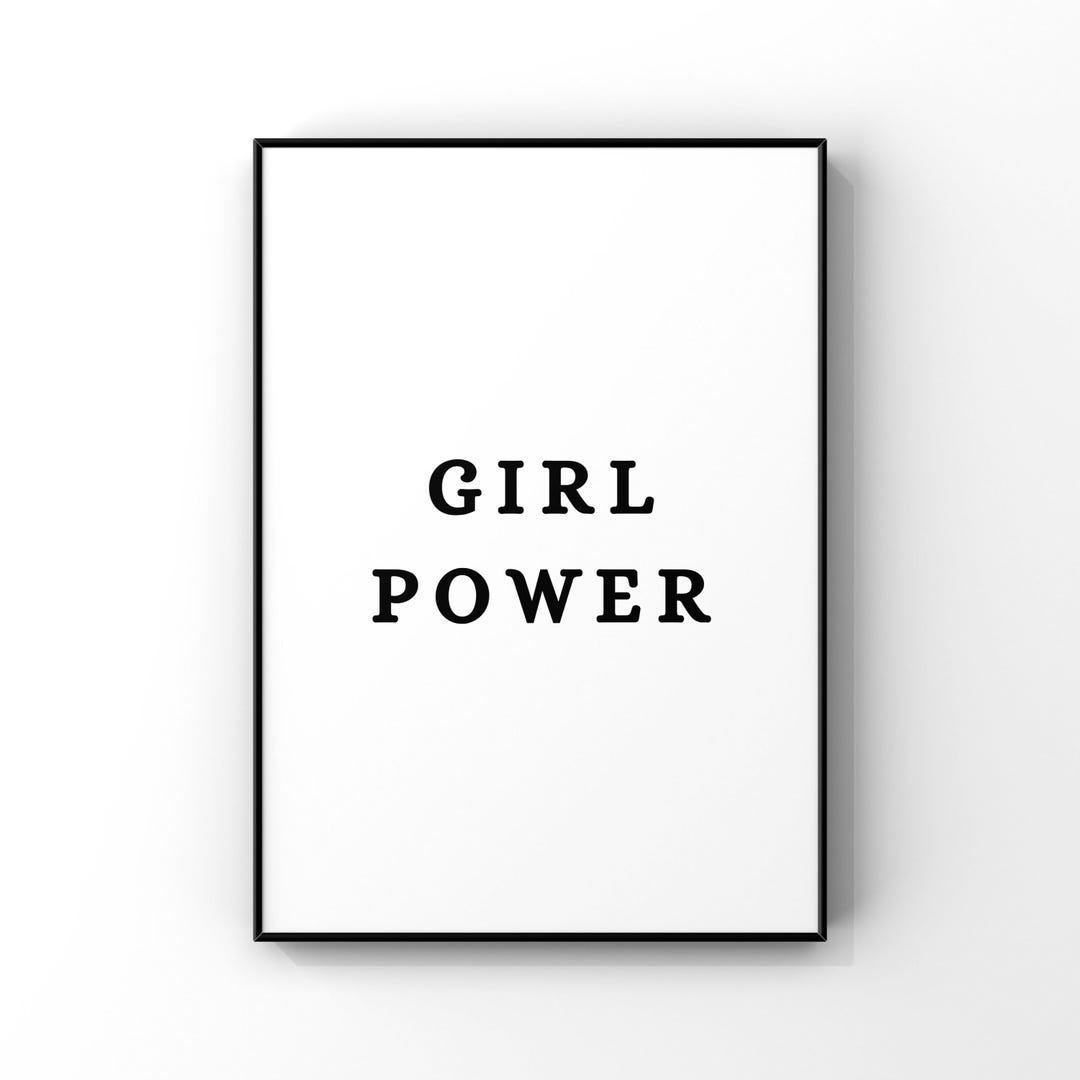 Girl Power Digital Printable Instant Download - Etsy