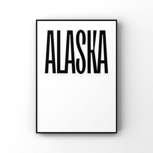 Alaska - Digital Printable - Instant Download - States - USA - - Etsy