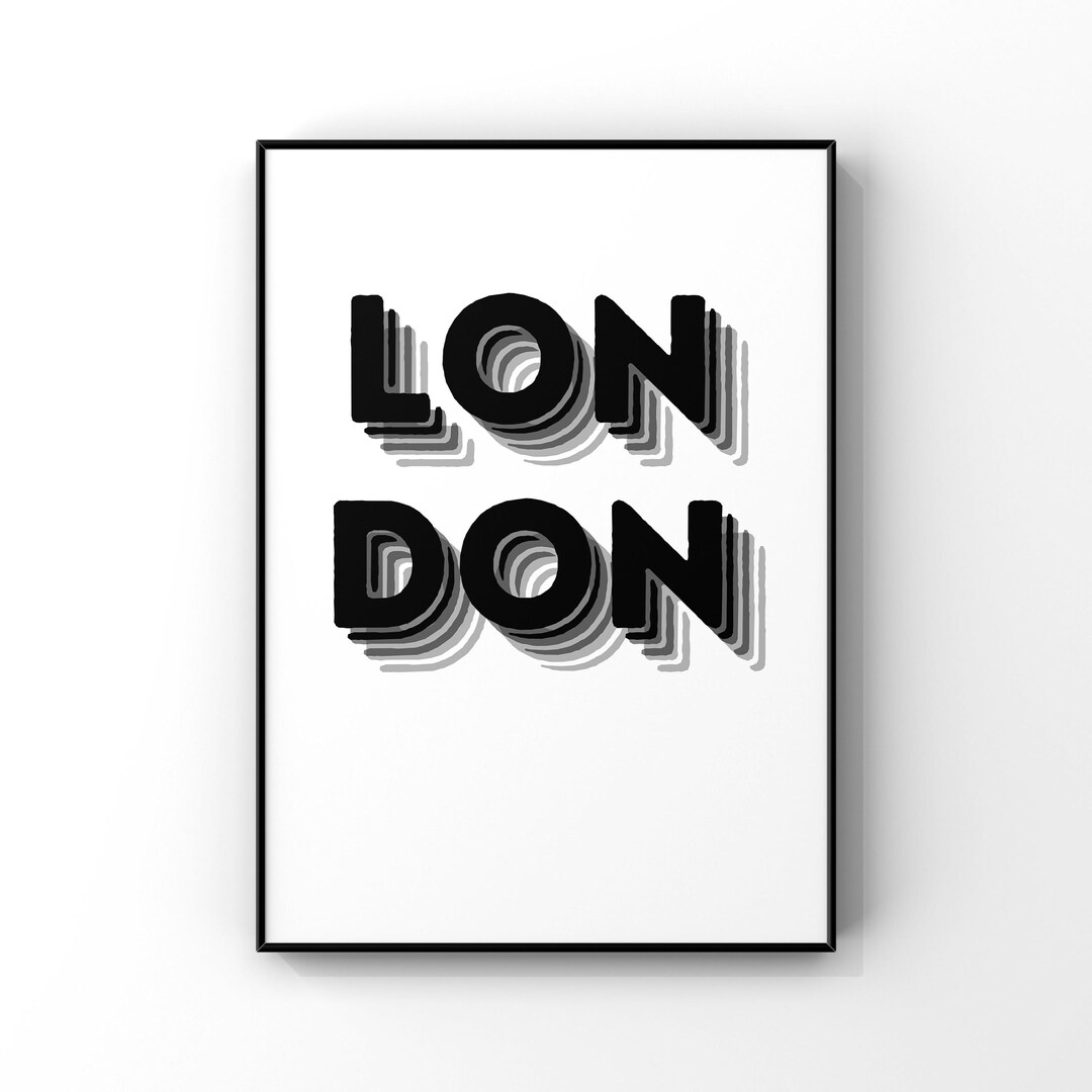 London Digital Printable Instant Download - Etsy