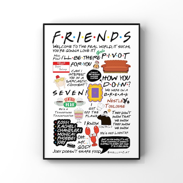 Friends Printable - Etsy