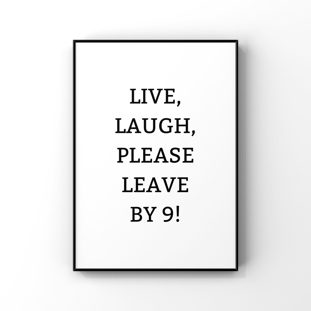 Live, Love, Leave by 9 Digital Printable INSTANT DOWNLOAD - Etsy