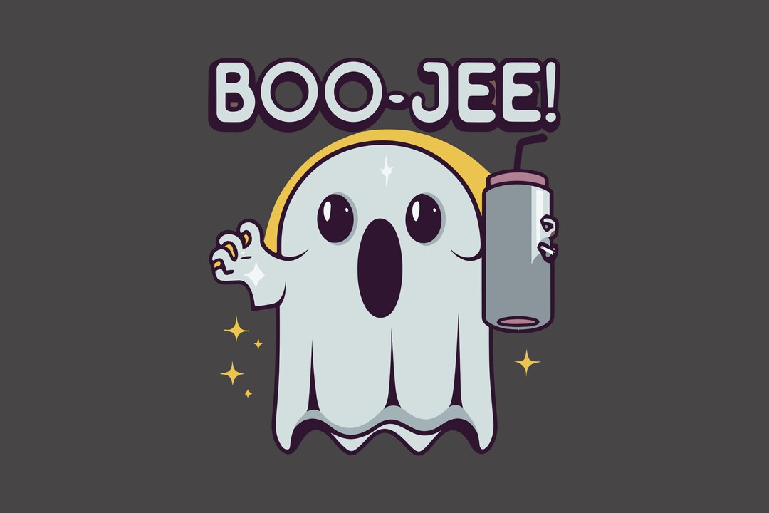 Boojee Stanley Tumbler Inspired Ghost PNG Sublimation Design Download ...