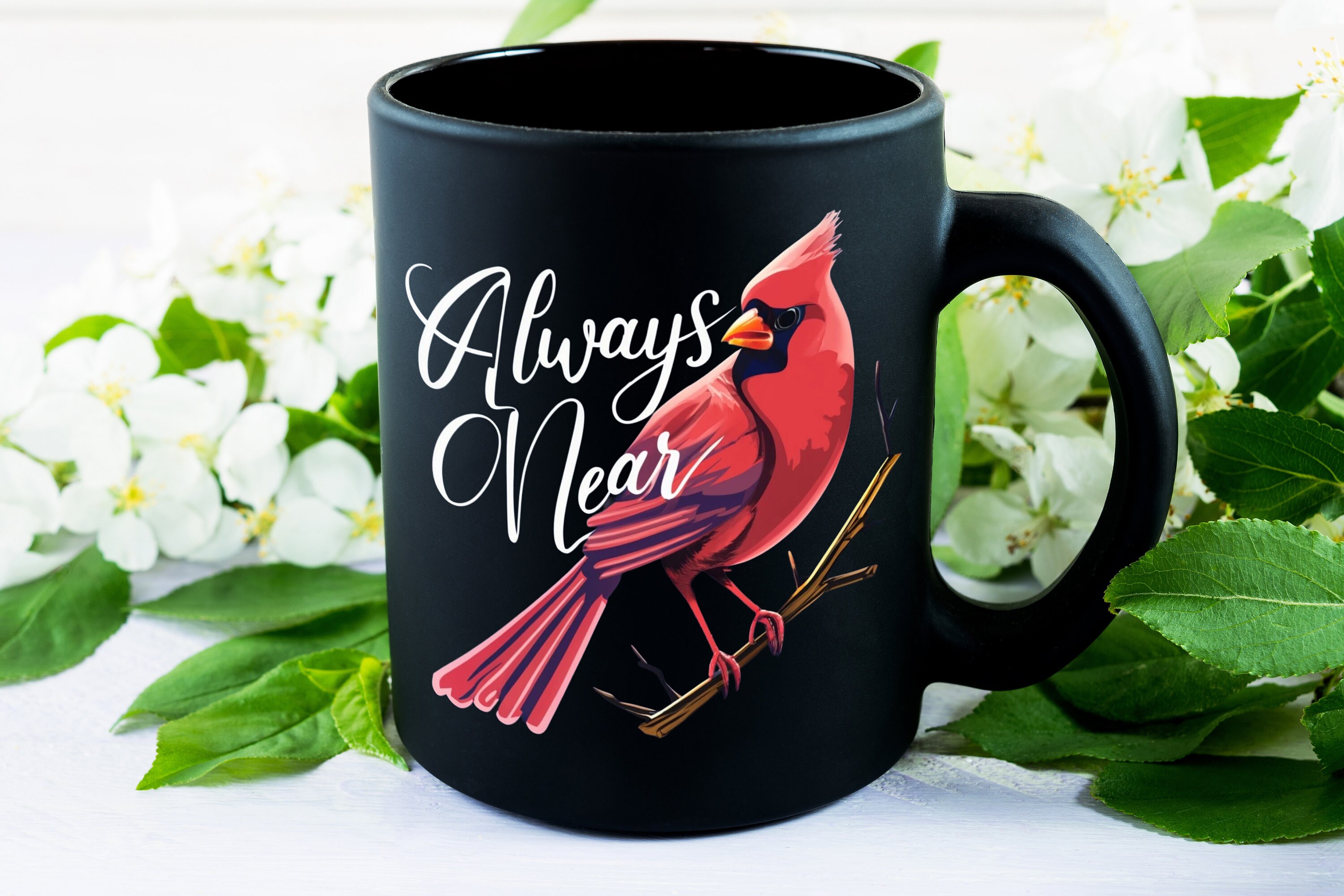 Sympathy Cardinal 'always Near' Image Condolence - Etsy