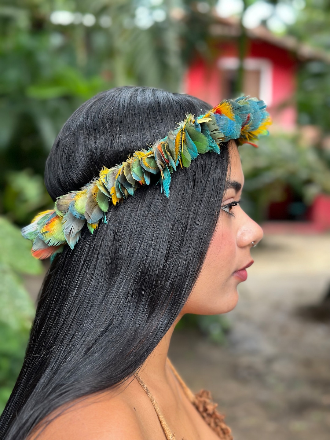 Rainforest Feather Tiara - Etsy