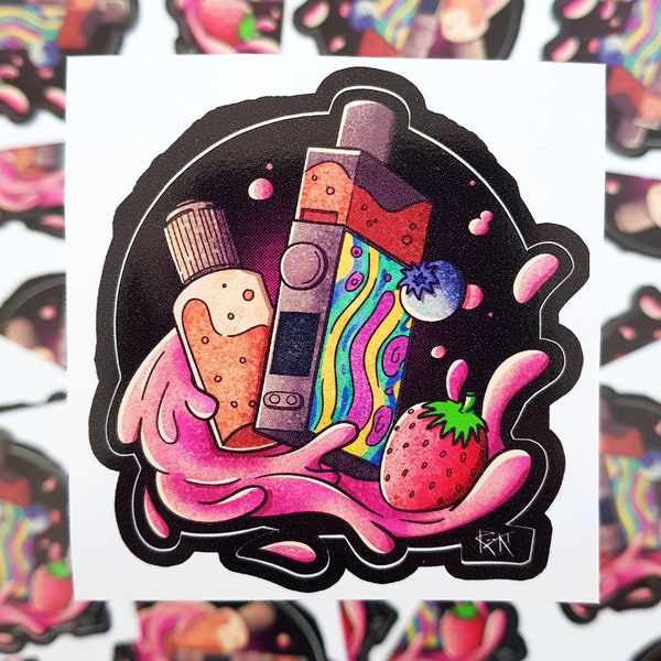 Vape Sticker - Etsy