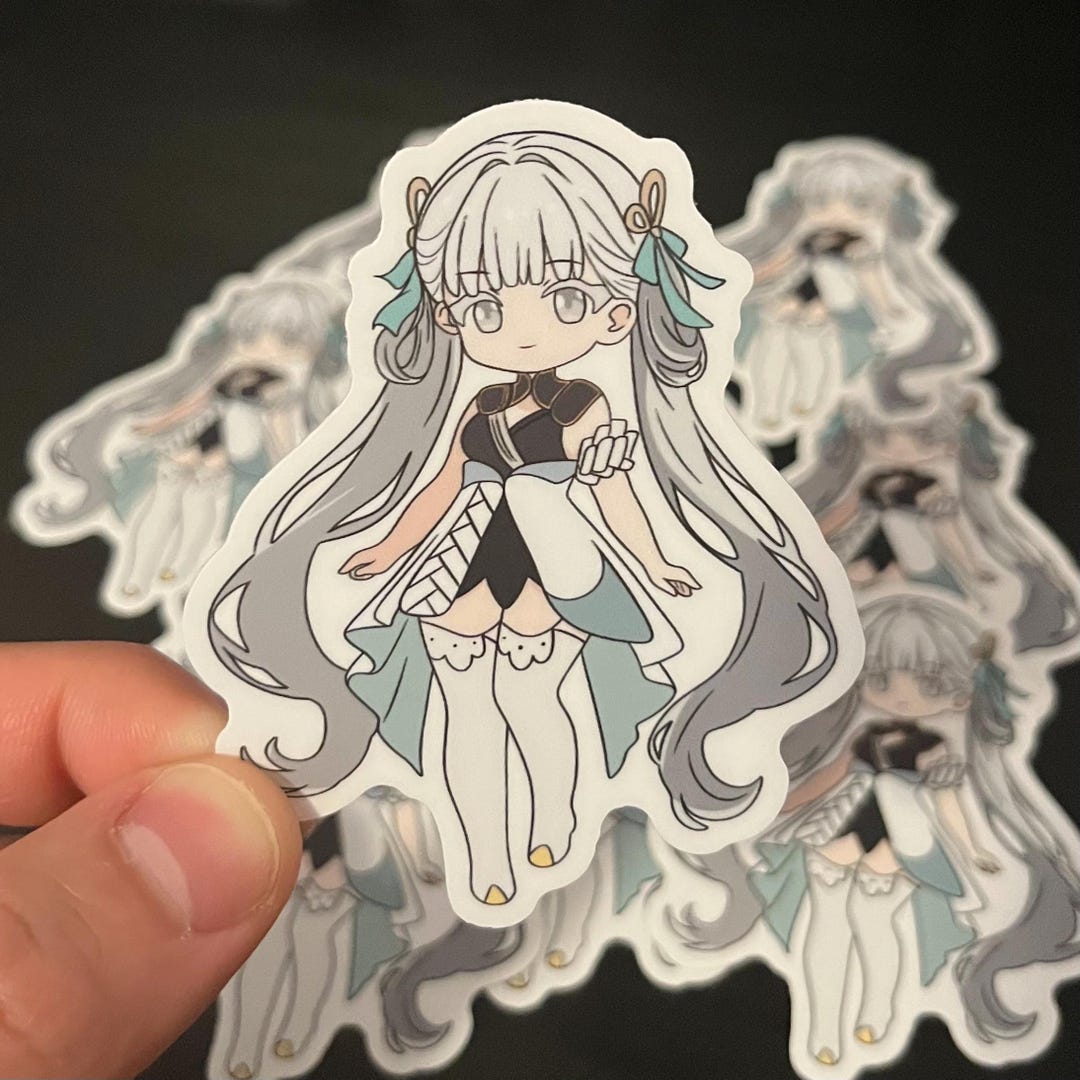 Jinhsi Chibi Sticker, Wuthering Waves, Anime Fan Art - Etsy