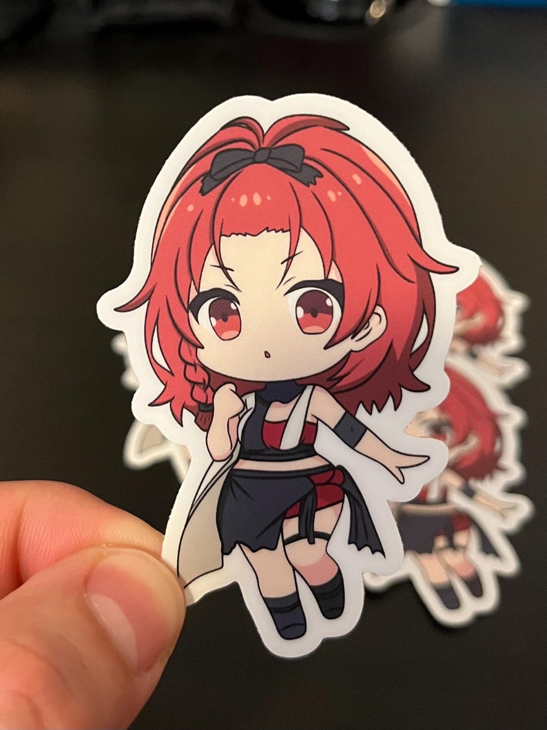 Chixia Chibi Sticker, Wuthering Waves, Anime Fan Art - Etsy