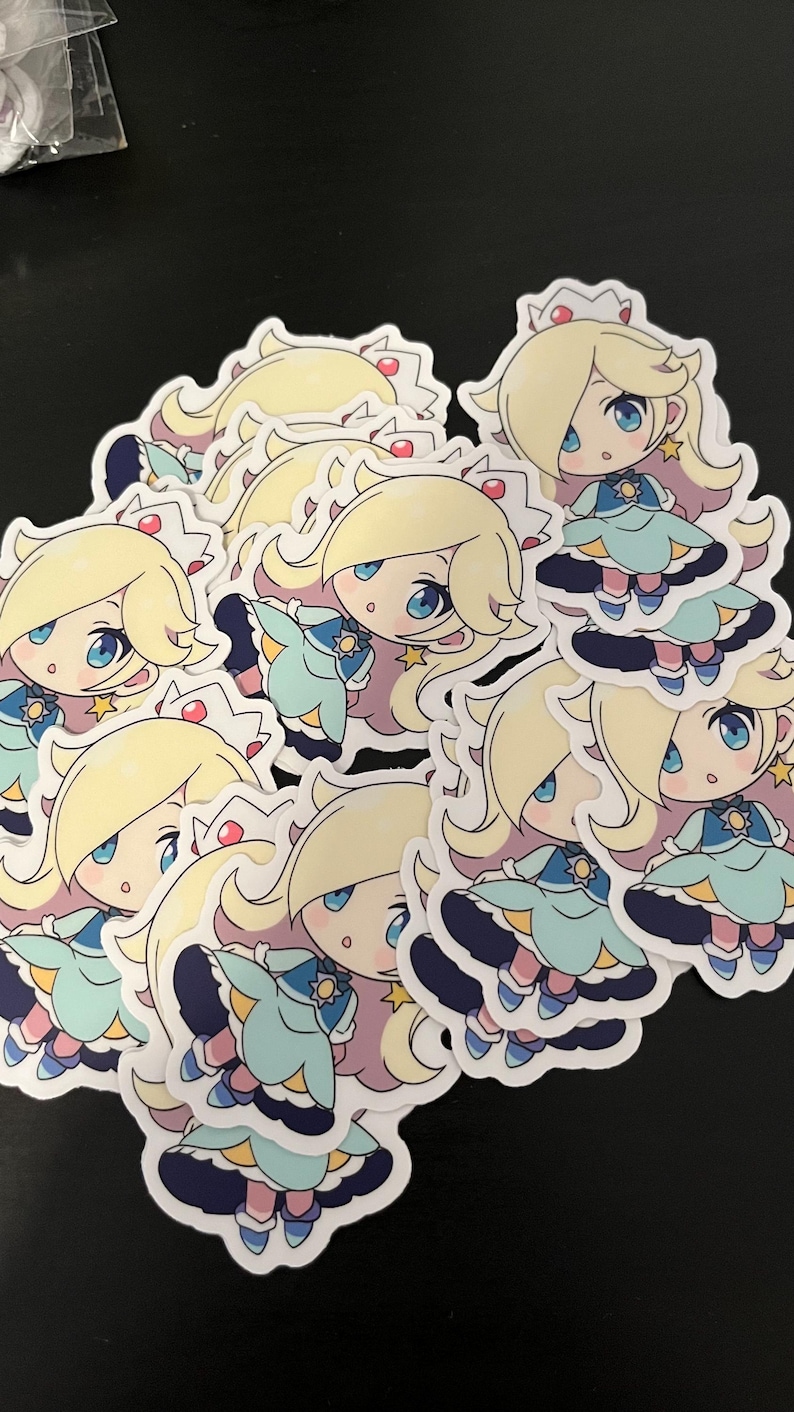 Rosalina Chibi Sticker (super Mario Galaxy) - Etsy