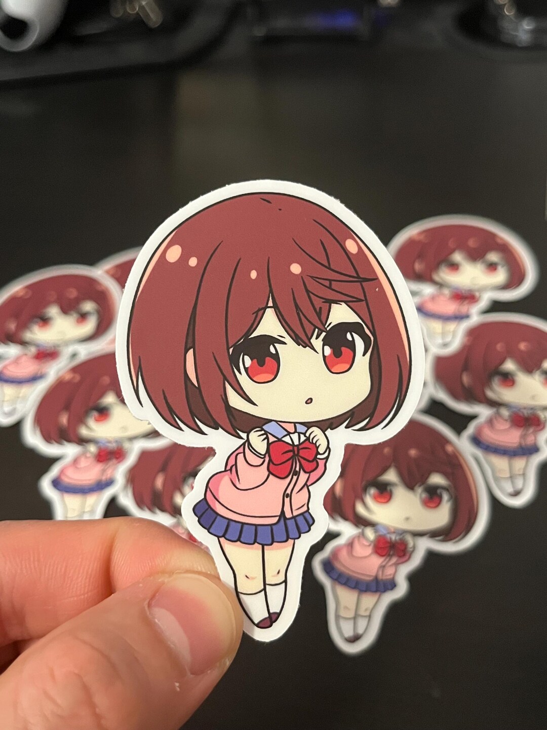 Momo Ayase Chibi Sticker dandadan - Etsy