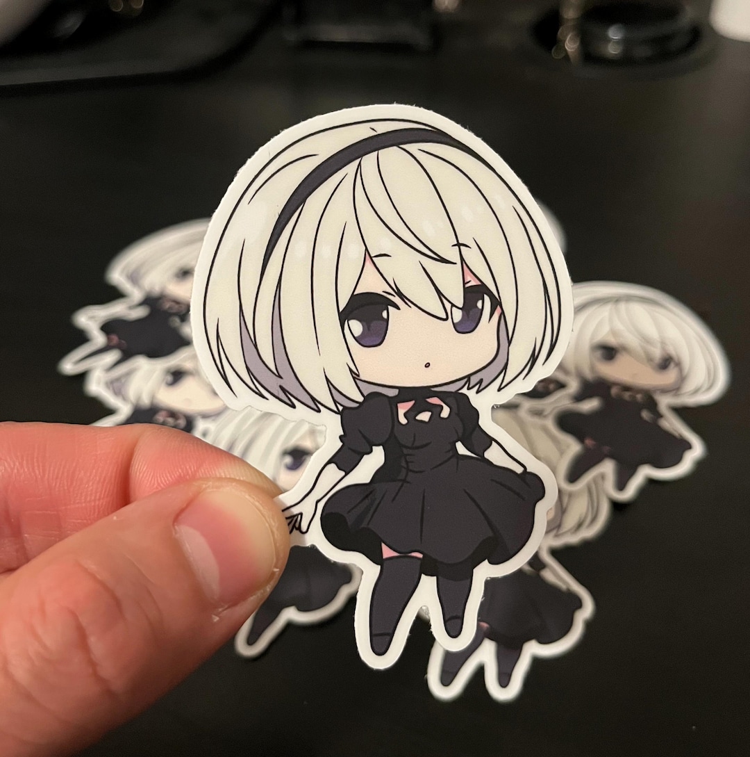 2B Chibi Sticker (nier Automata) - Etsy