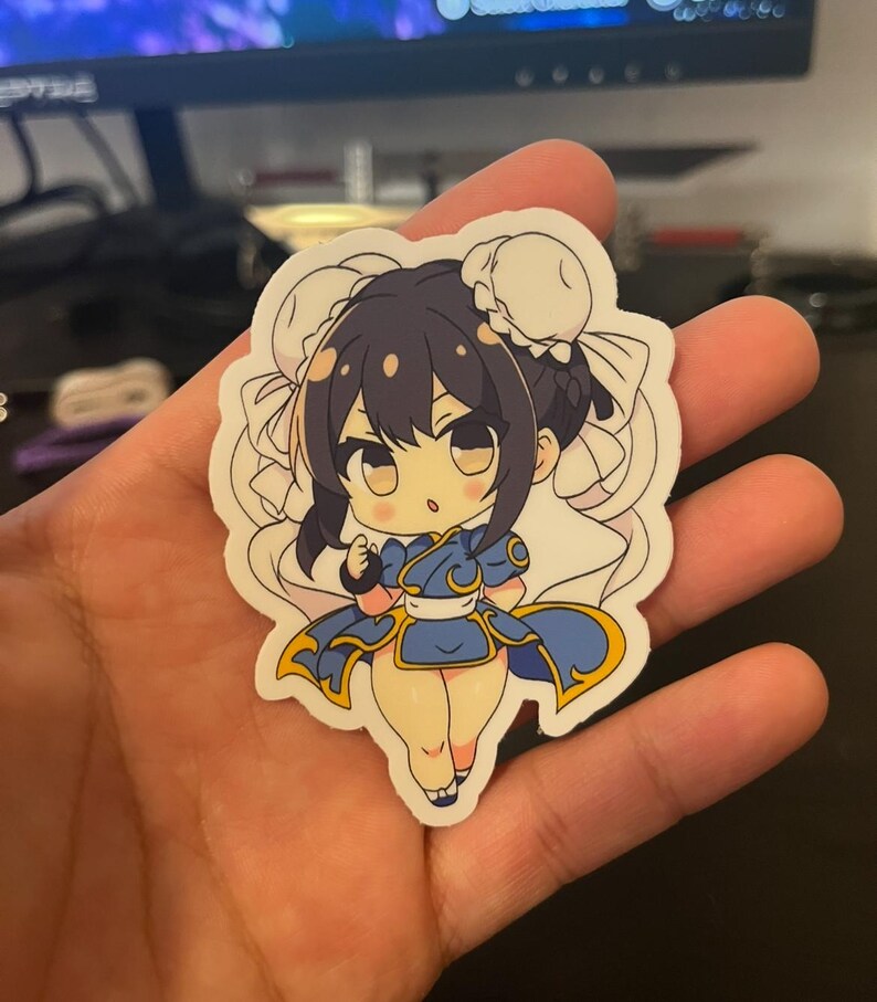 Chun-li Chibi Sticker street Fighter - Etsy
