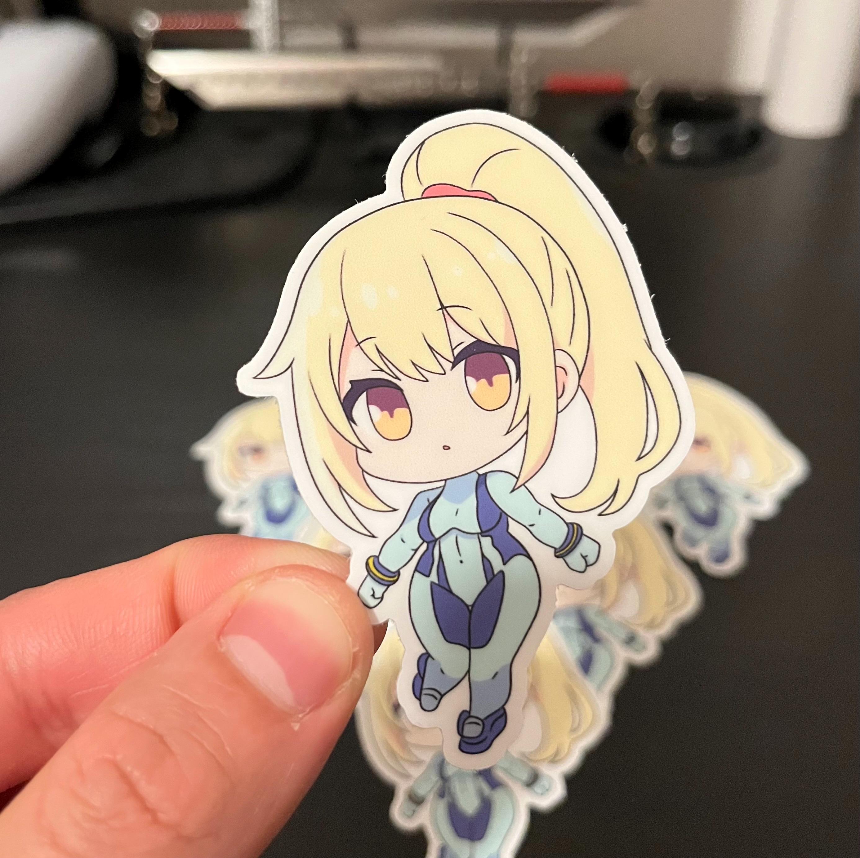 Zero Suit Samus Chibi Sticker (samus) - Etsy