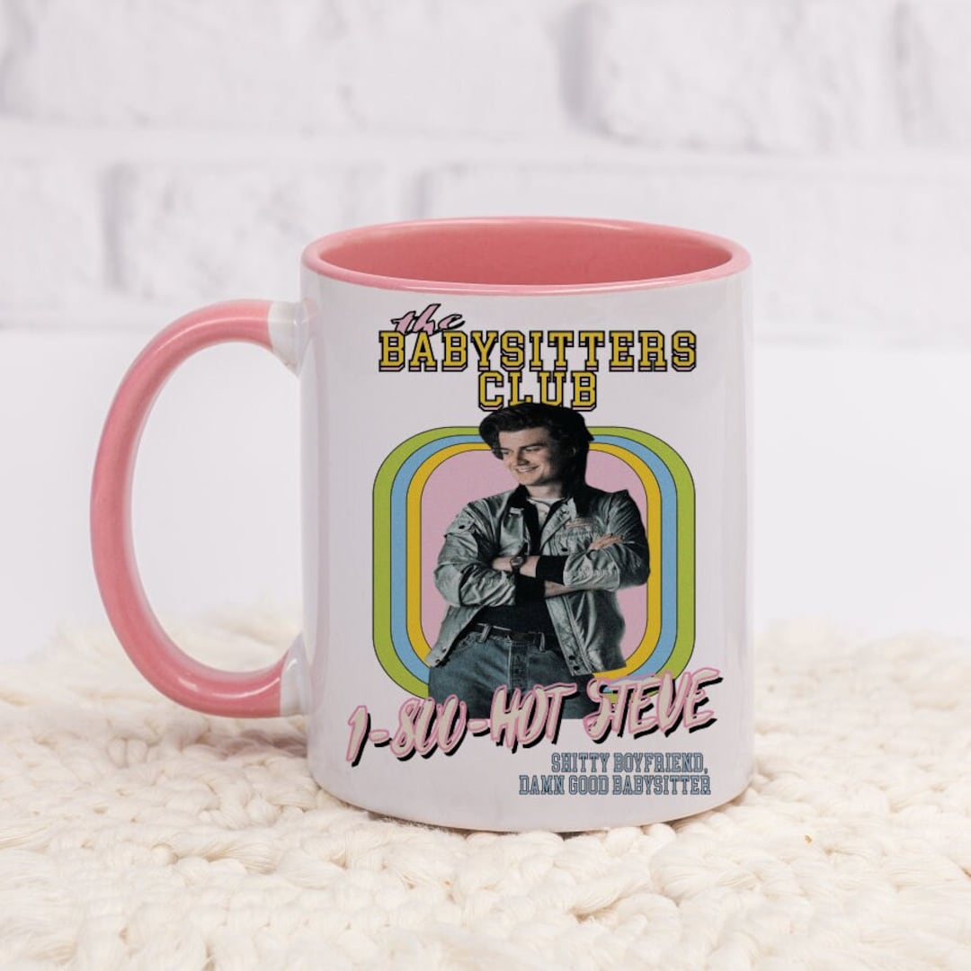Steve Harrington Mug, Babysitter Club Mug, Joe Keery Mug, Retro 80s ...