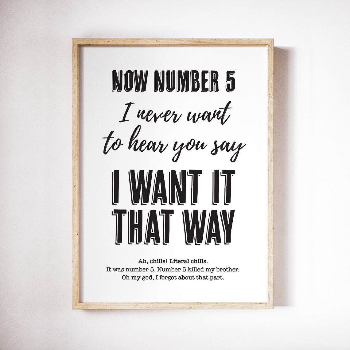 Brooklyn 99 Poster Jake Peralta Quote Brooklyn 99 Gifts - Etsy