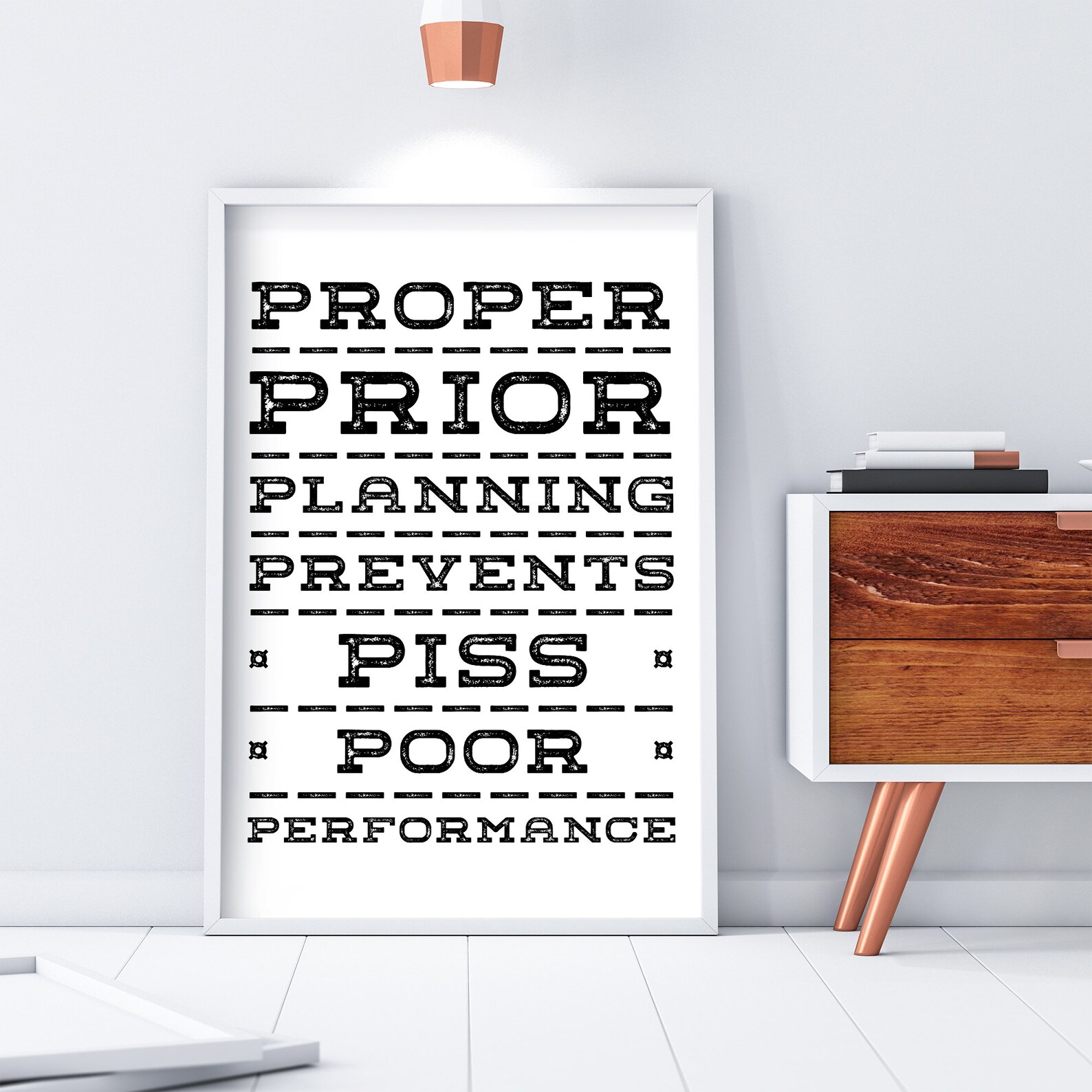 Proper Prior Planning Military Poster Print Coach Gift the - Etsy Australia