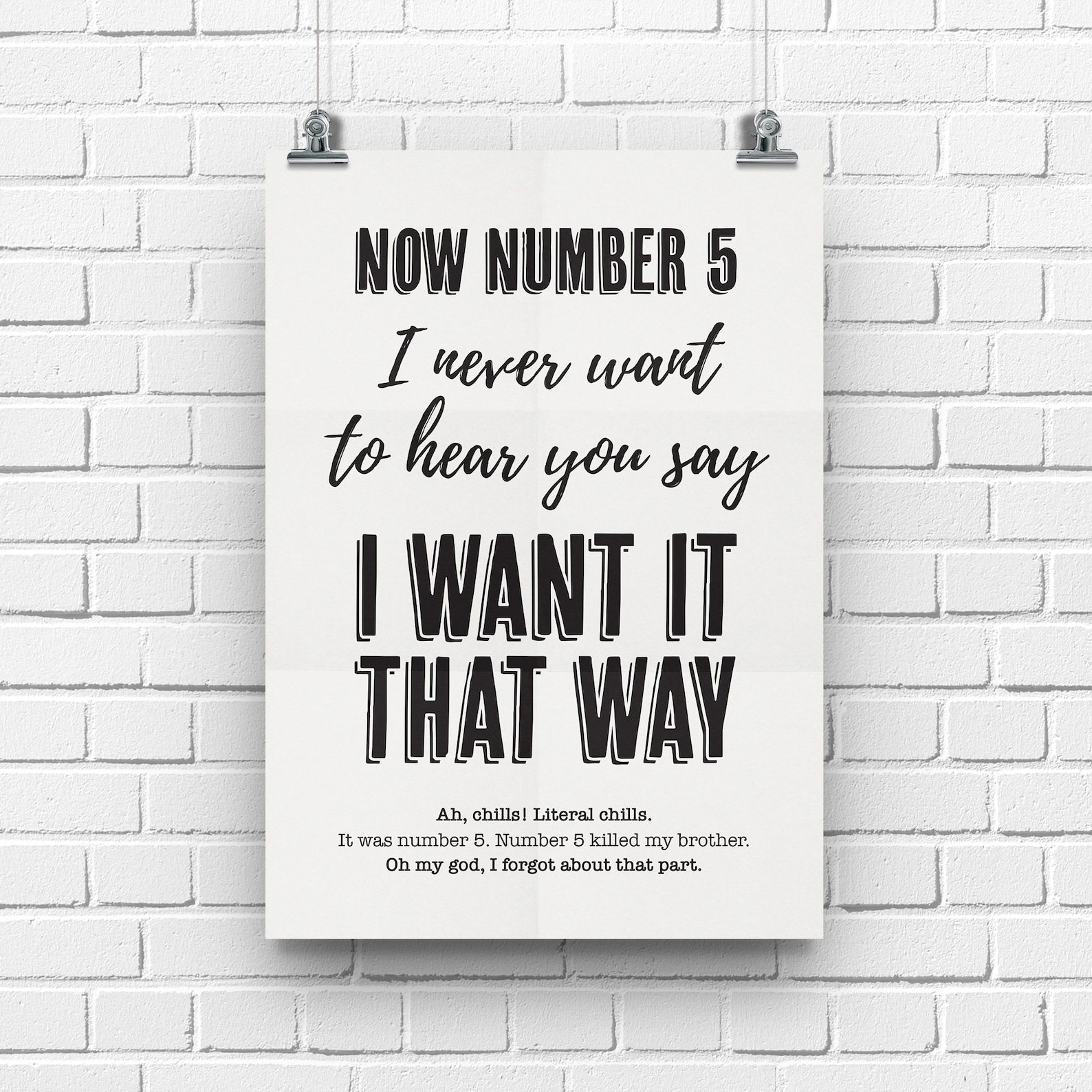 Brooklyn 99 Poster, Jake Peralta Quote, Brooklyn 99 Gifts, Brooklyn 99 ...