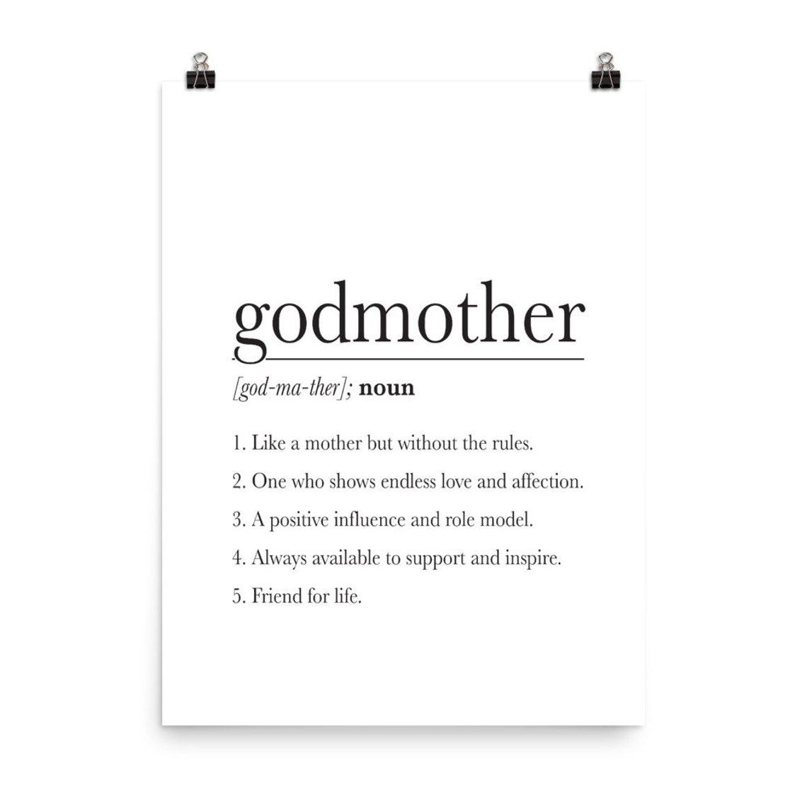 Godmother Proposal, God Mother Proposal Gift, Godparent Gift, Fairy God ...