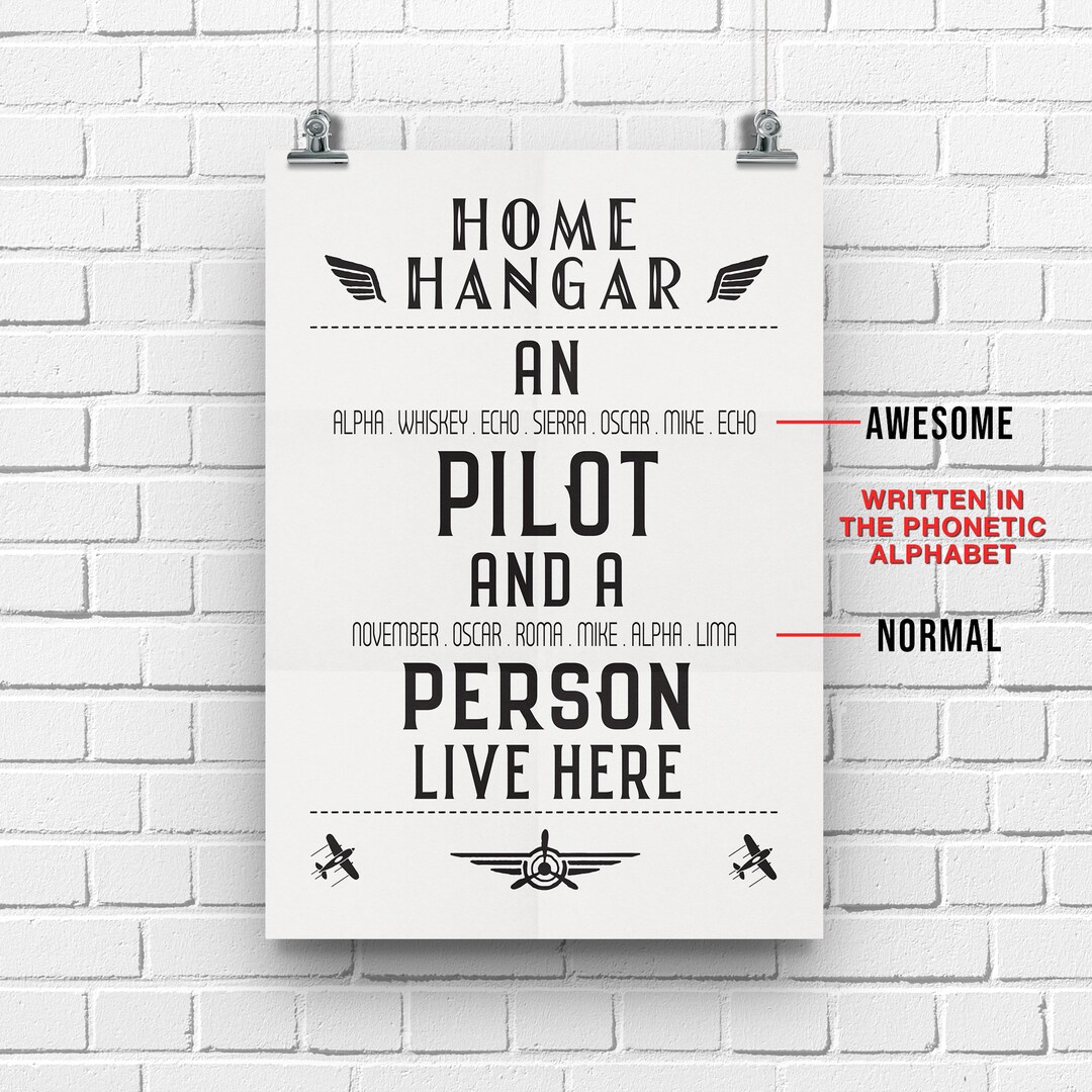 Pilot Poster, Pilot Gifts, Aviation Gifts, Aviation Art, Aviation Sign ...