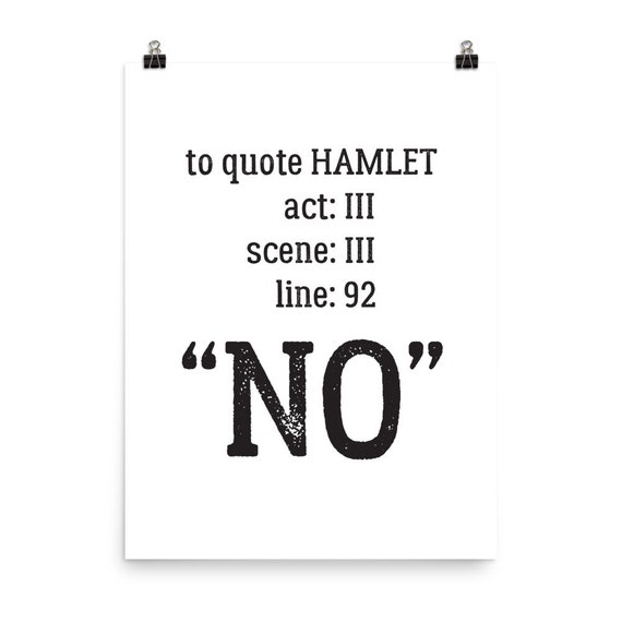 Hamlet To Print