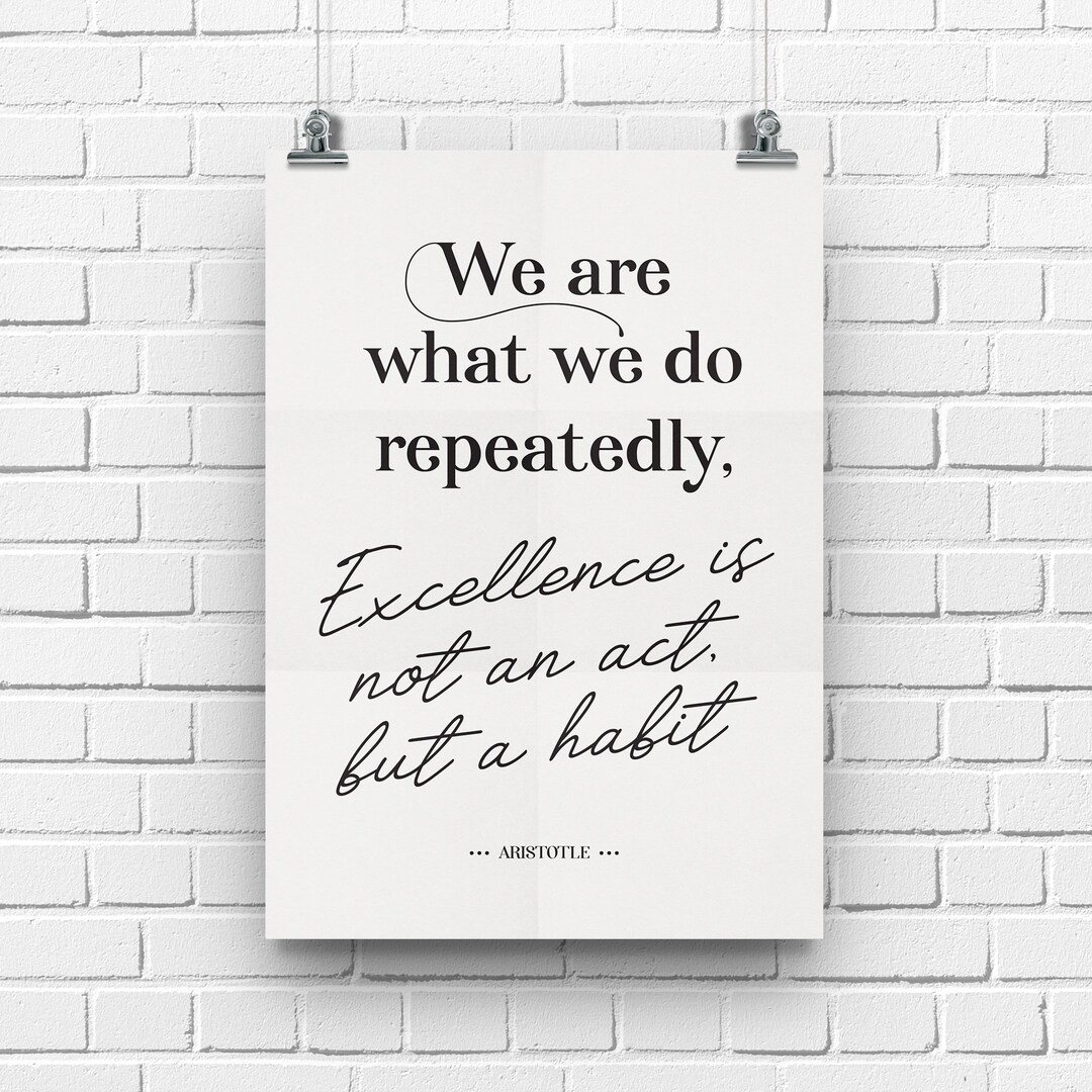 Aristotle Print Quote, Inspirational Quotes, Motivational Poster ...