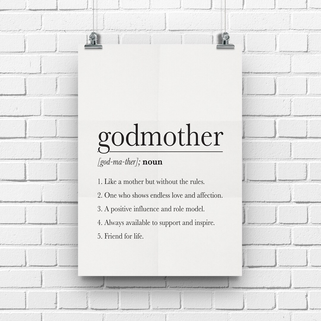Godmother Proposal, God Mother Proposal Gift, Godparent Gift, Fairy God ...