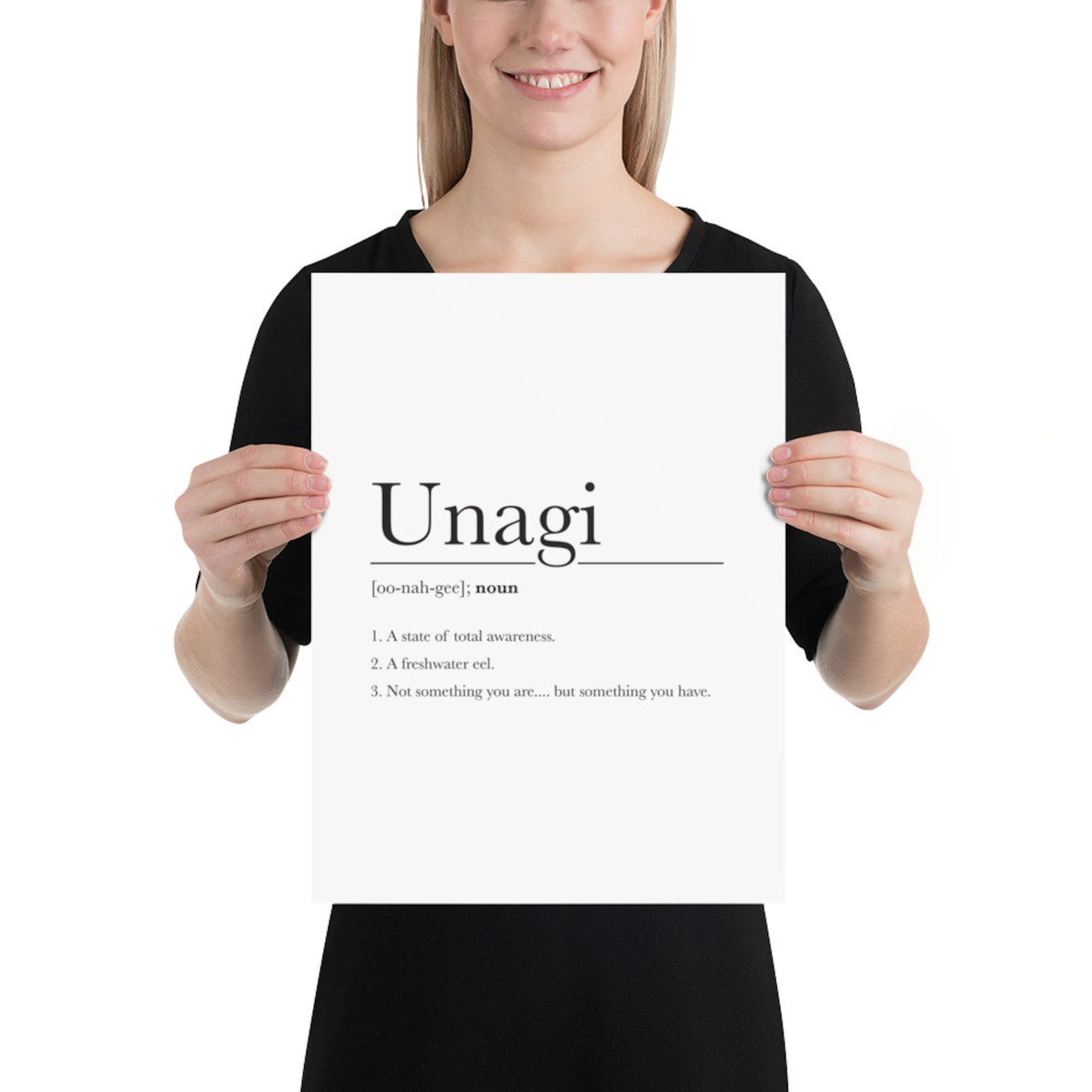 Unagi Print Affiche Friends Series Inspired Unagi Definition - Etsy ...